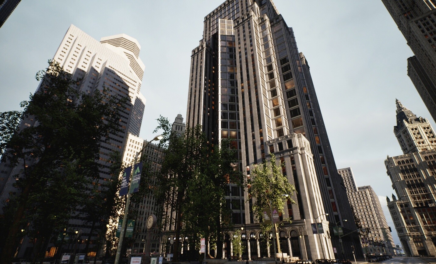 ArtStation - Unreal City (Personal Update) Urban Foliage Structure