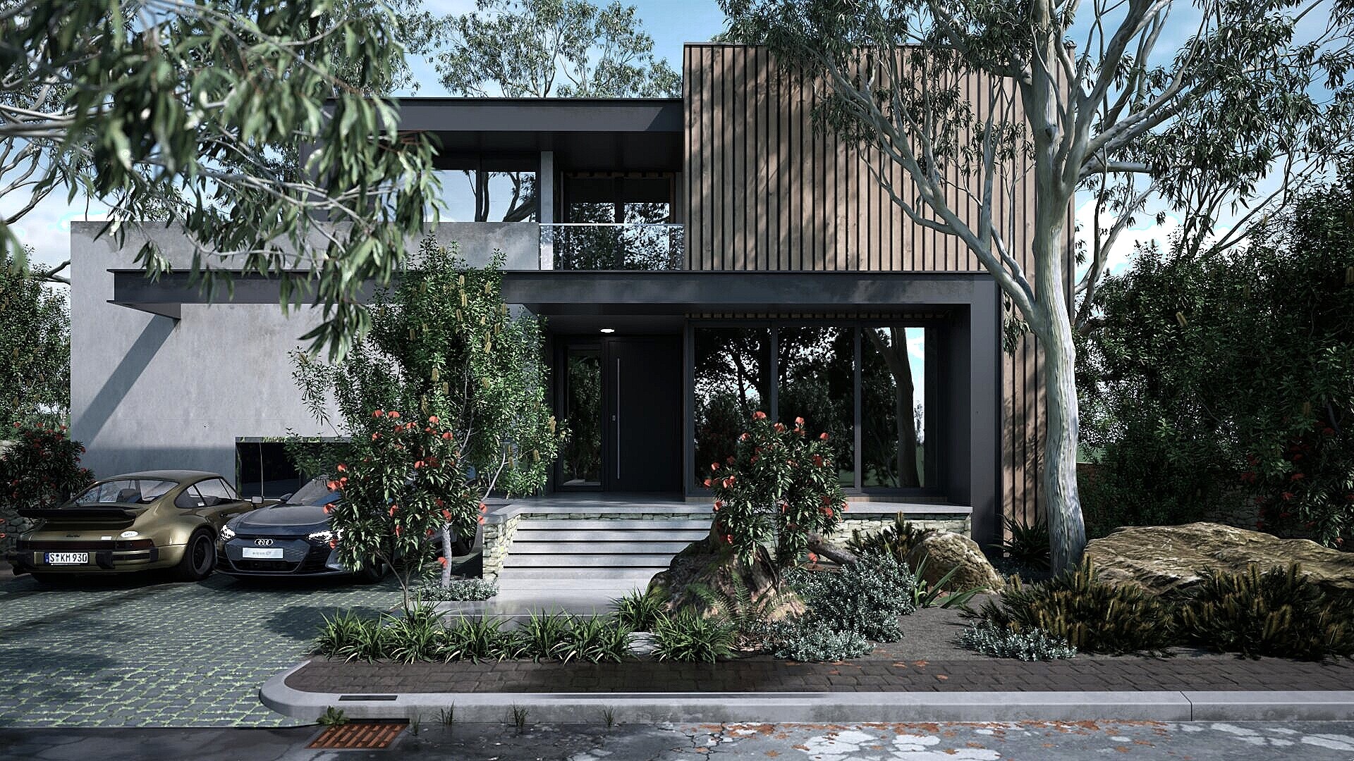 ArtStation - Native Australian bush garden