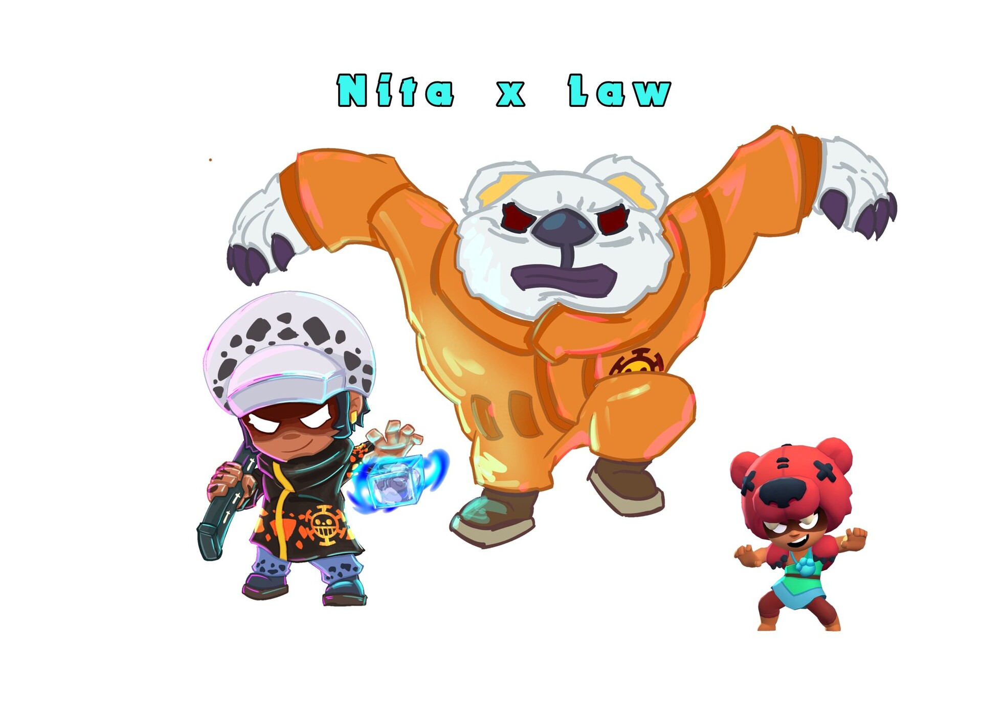 ArtStation - Brawl Stars x One piece