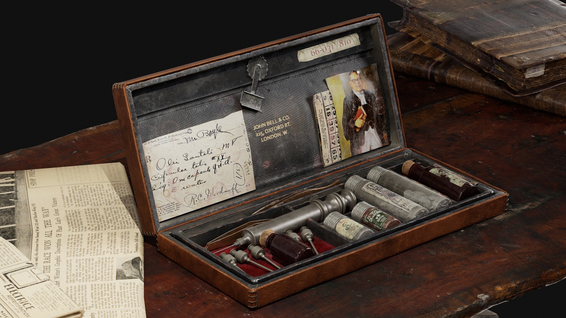 ArtStation - Vintage Medical Apothecary Kit