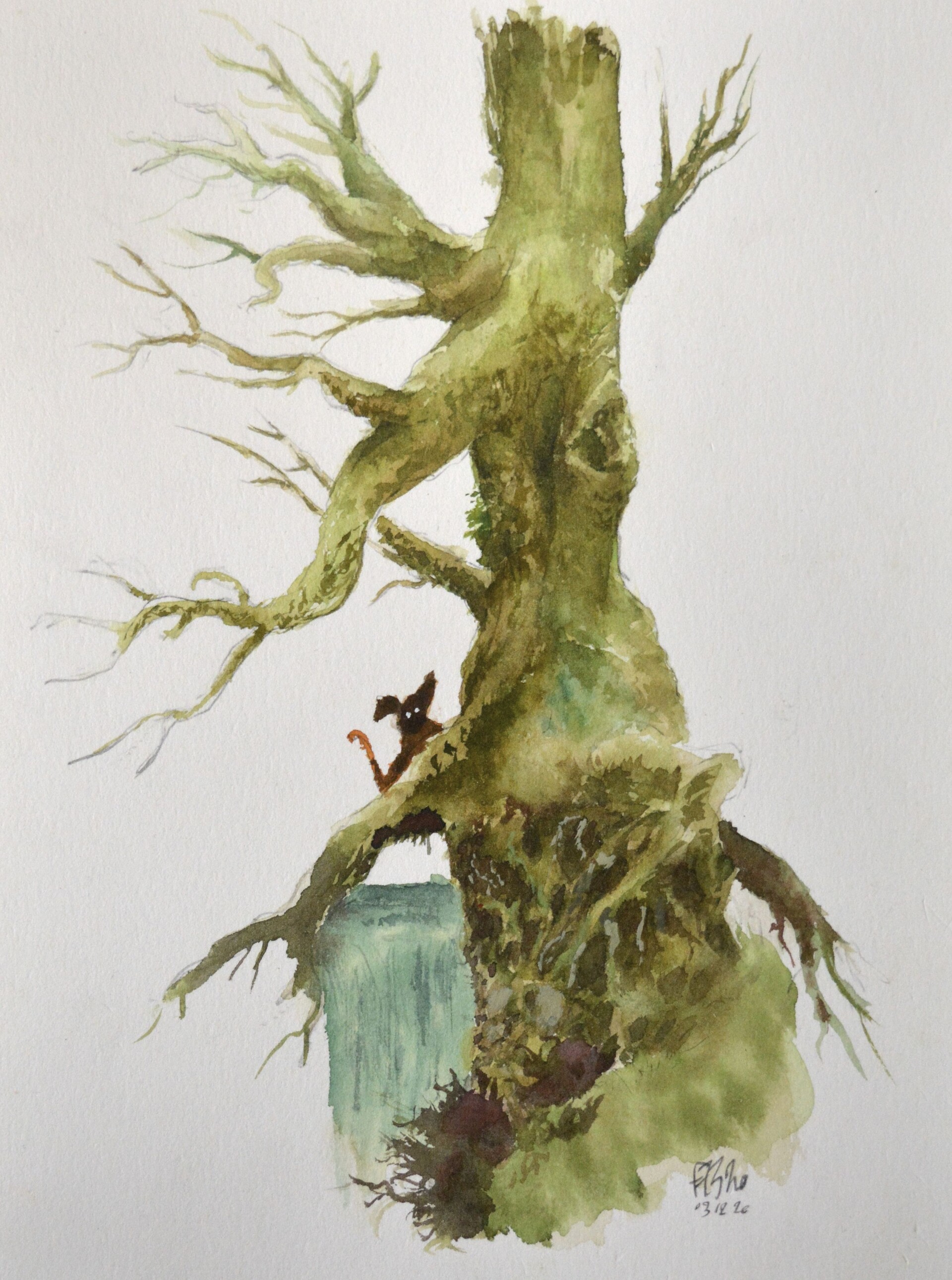 ArtStation - Mysterious tree colour