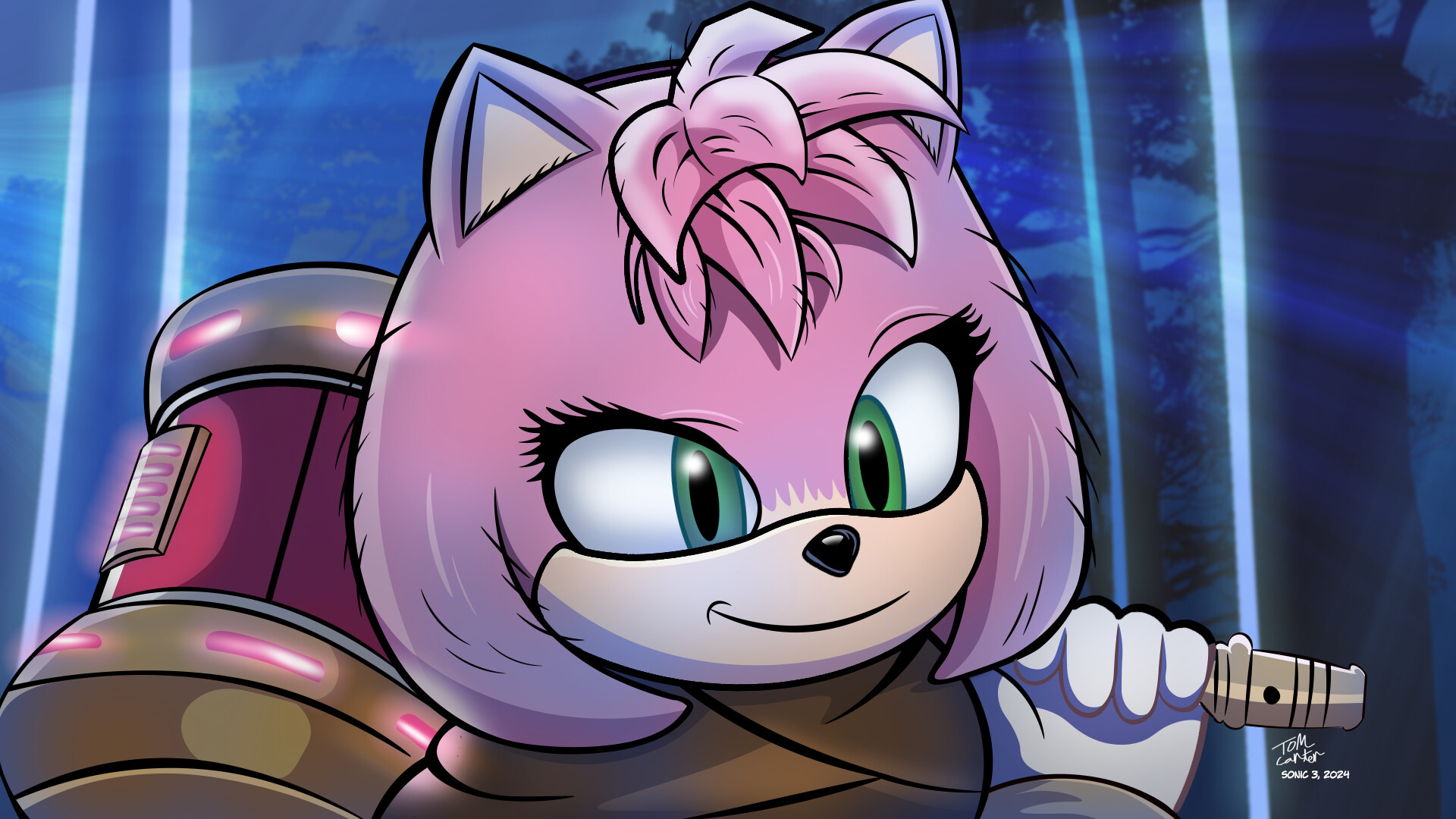 how to draw amy rose