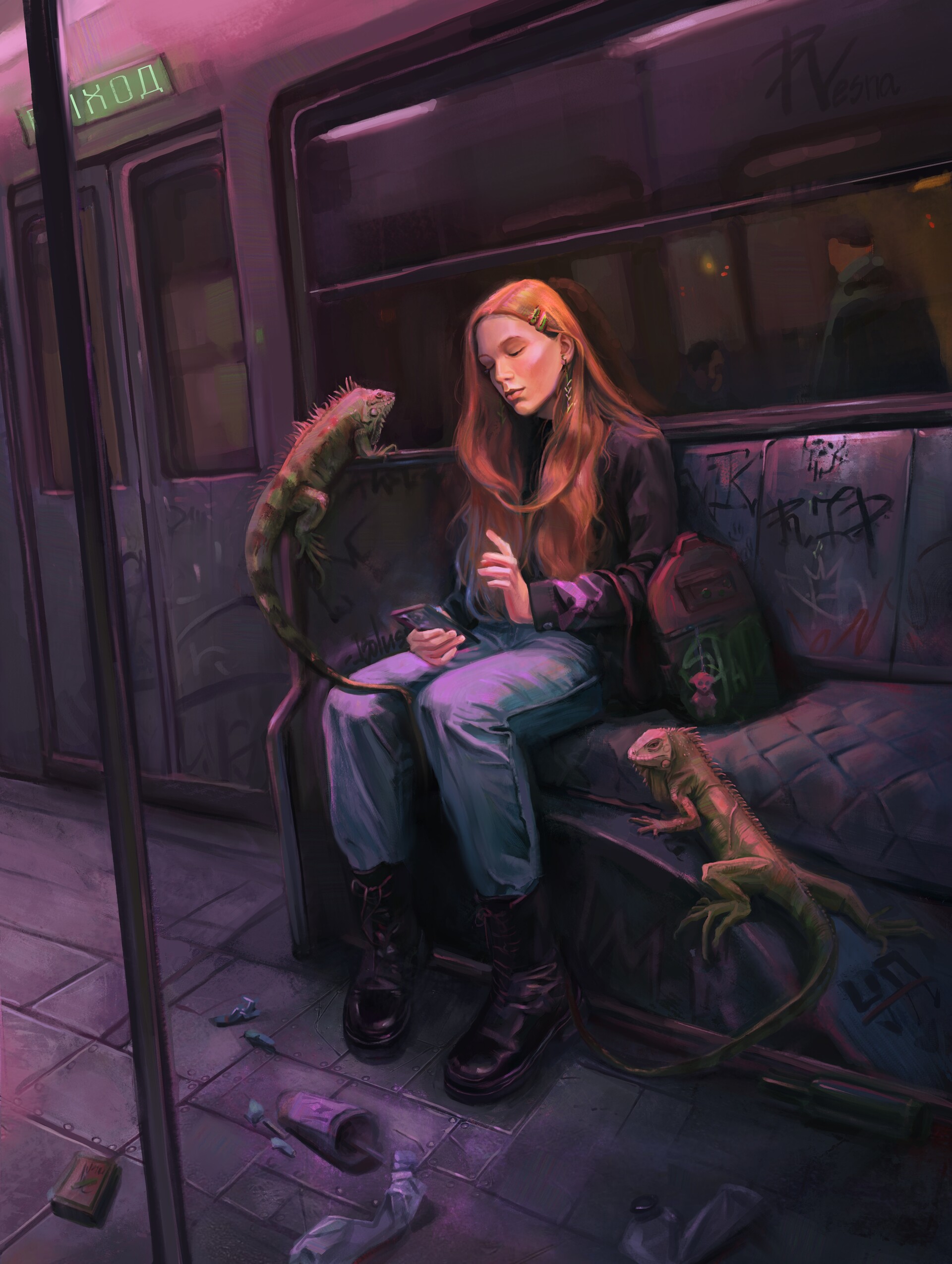 ArtStation - Underground oasis