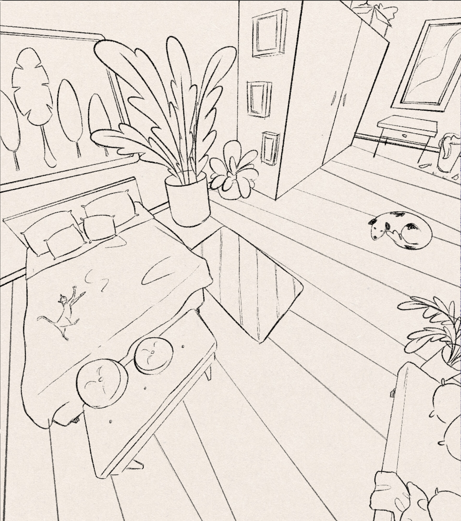 ArtStation - BG Design / Room Practice