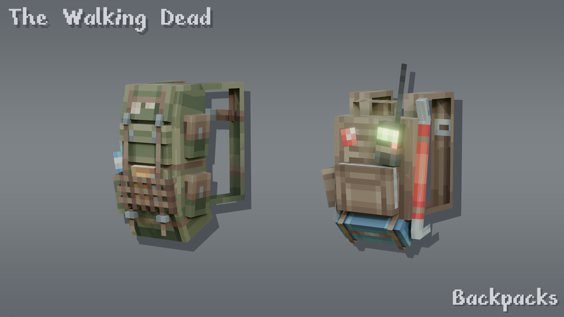 ArtStation - (TWD) Backpacks #1