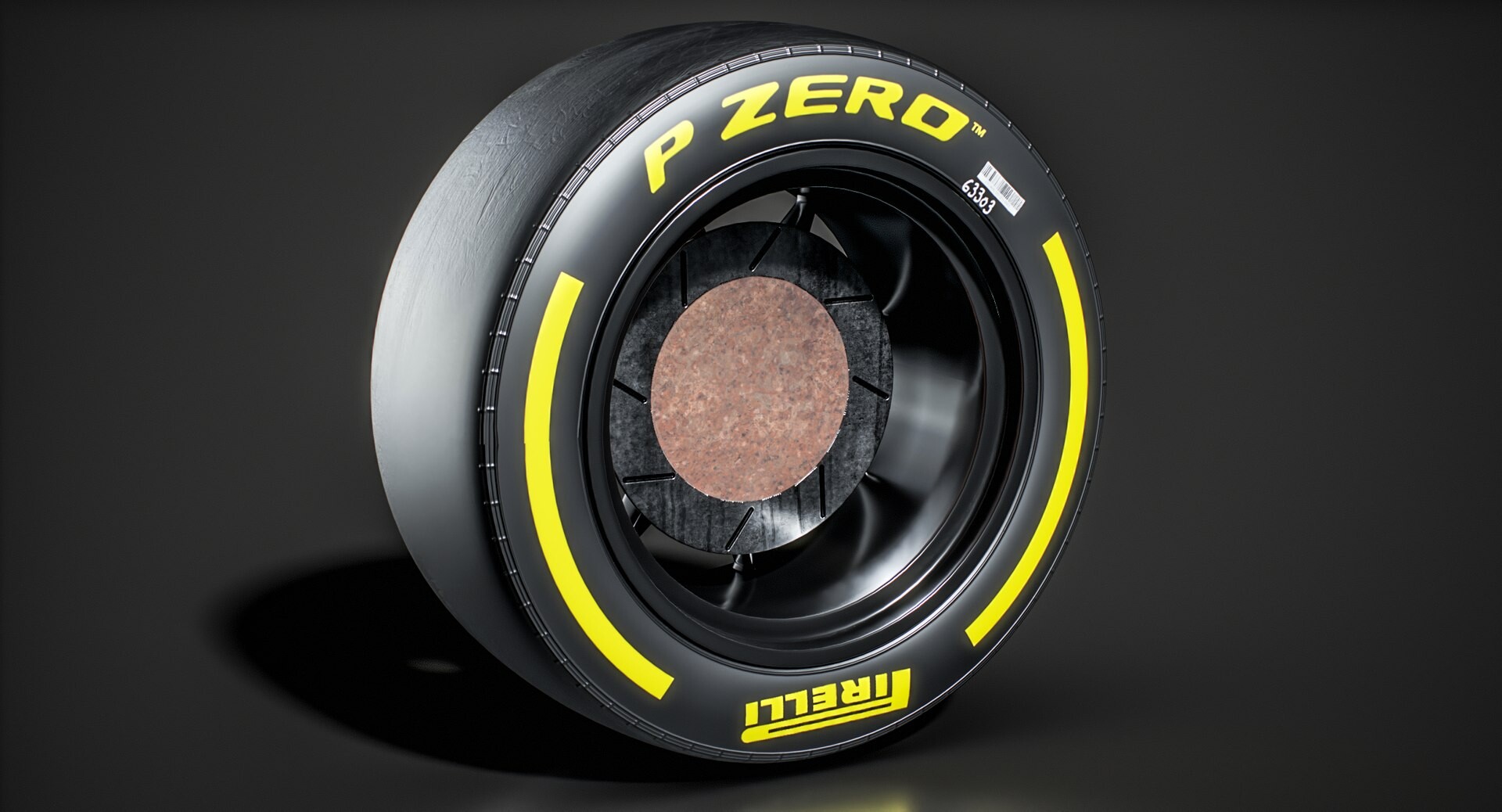 OpticalDreamSoft - Formula 3 Slick Wheels F3 Season 2025 PBR 3D model