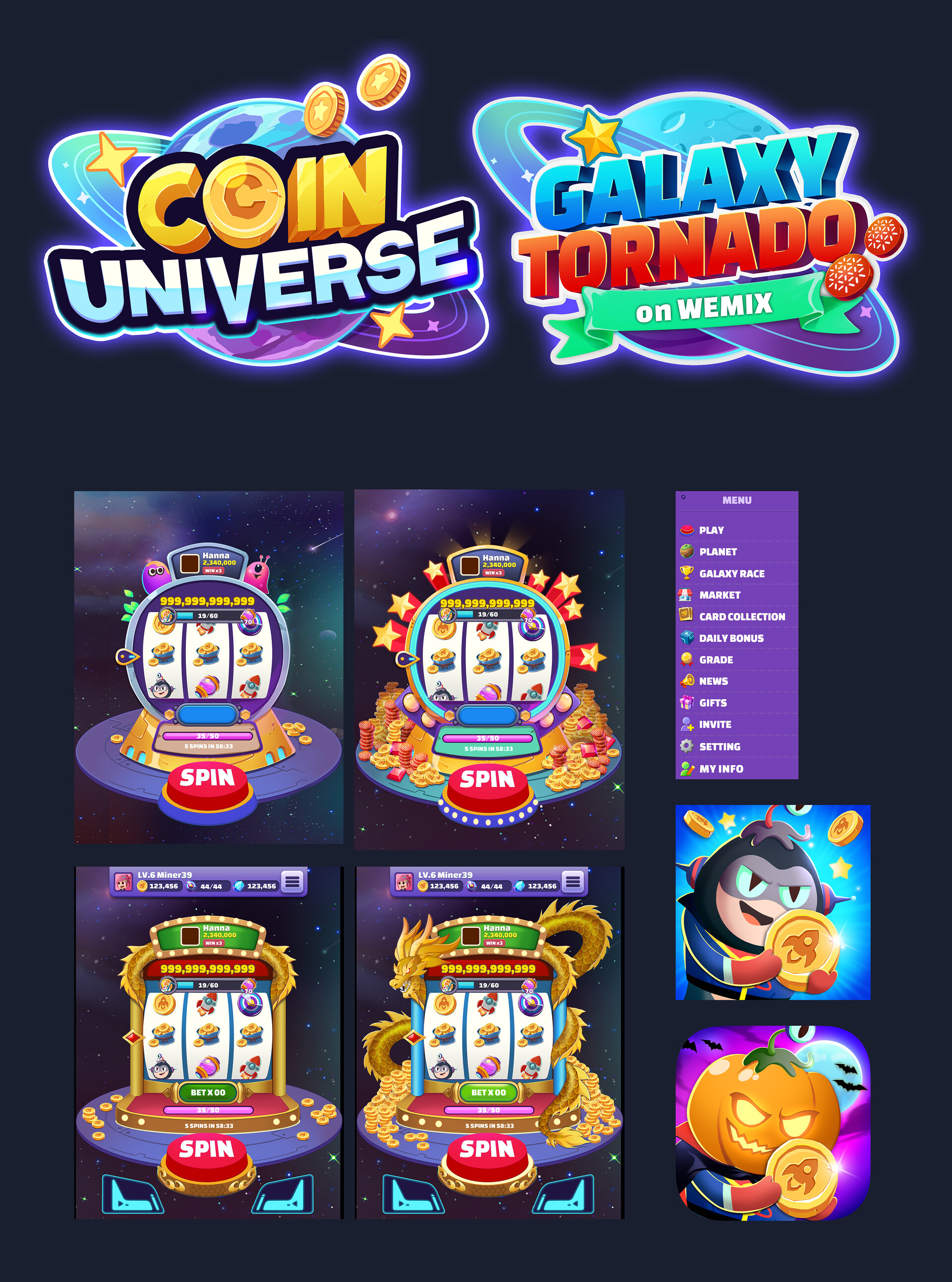 ArtStation - coin universe