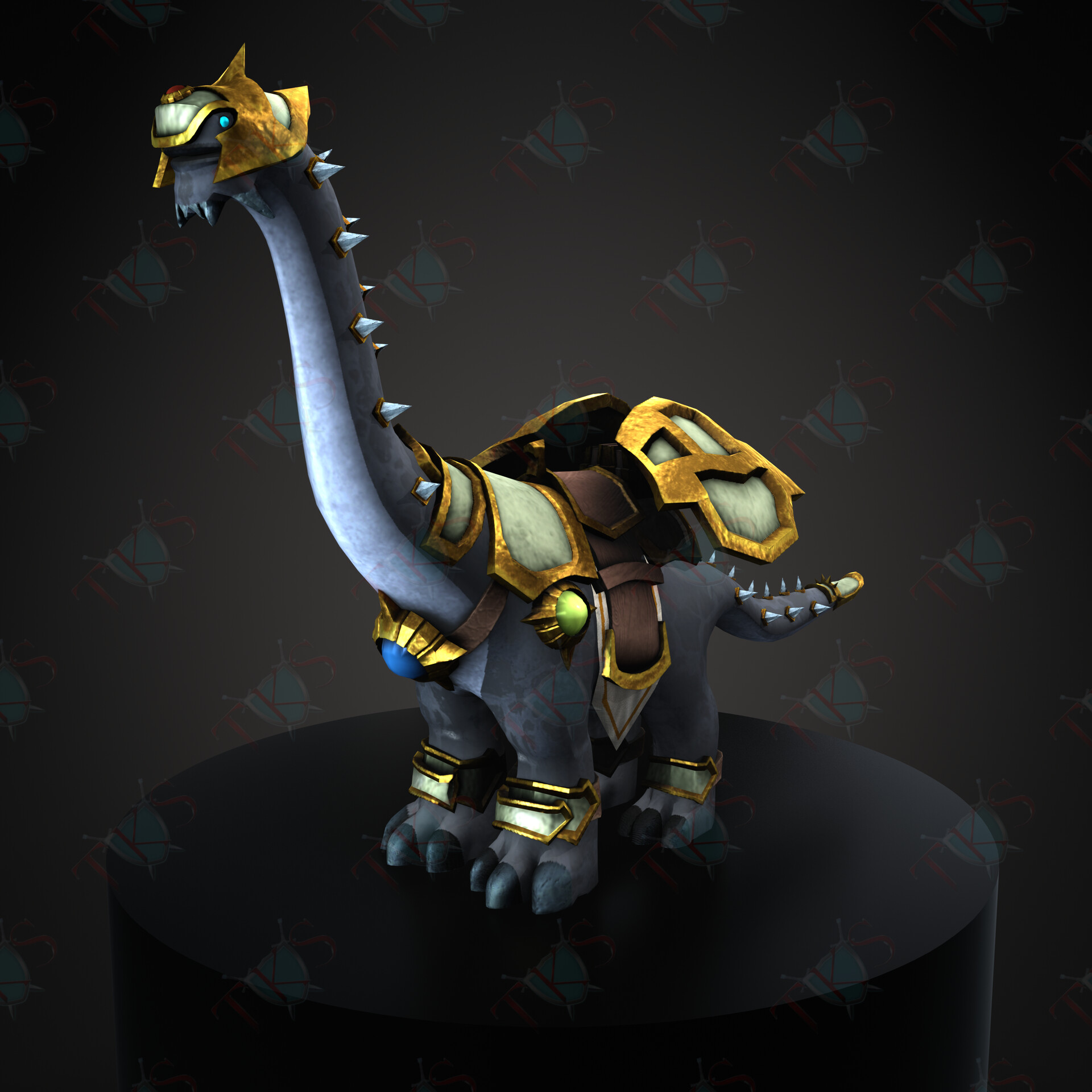 ArtStation - Brutosaur mount (FanArt) (World of warcraft)