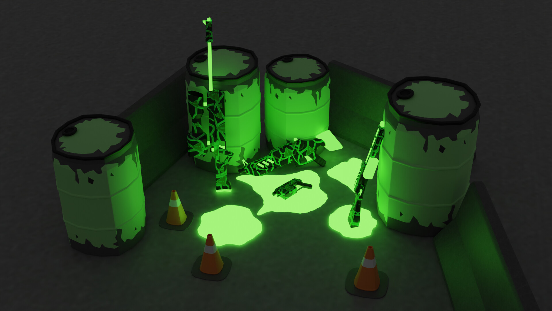 ArtStation - Toxic Waste Skin Concept