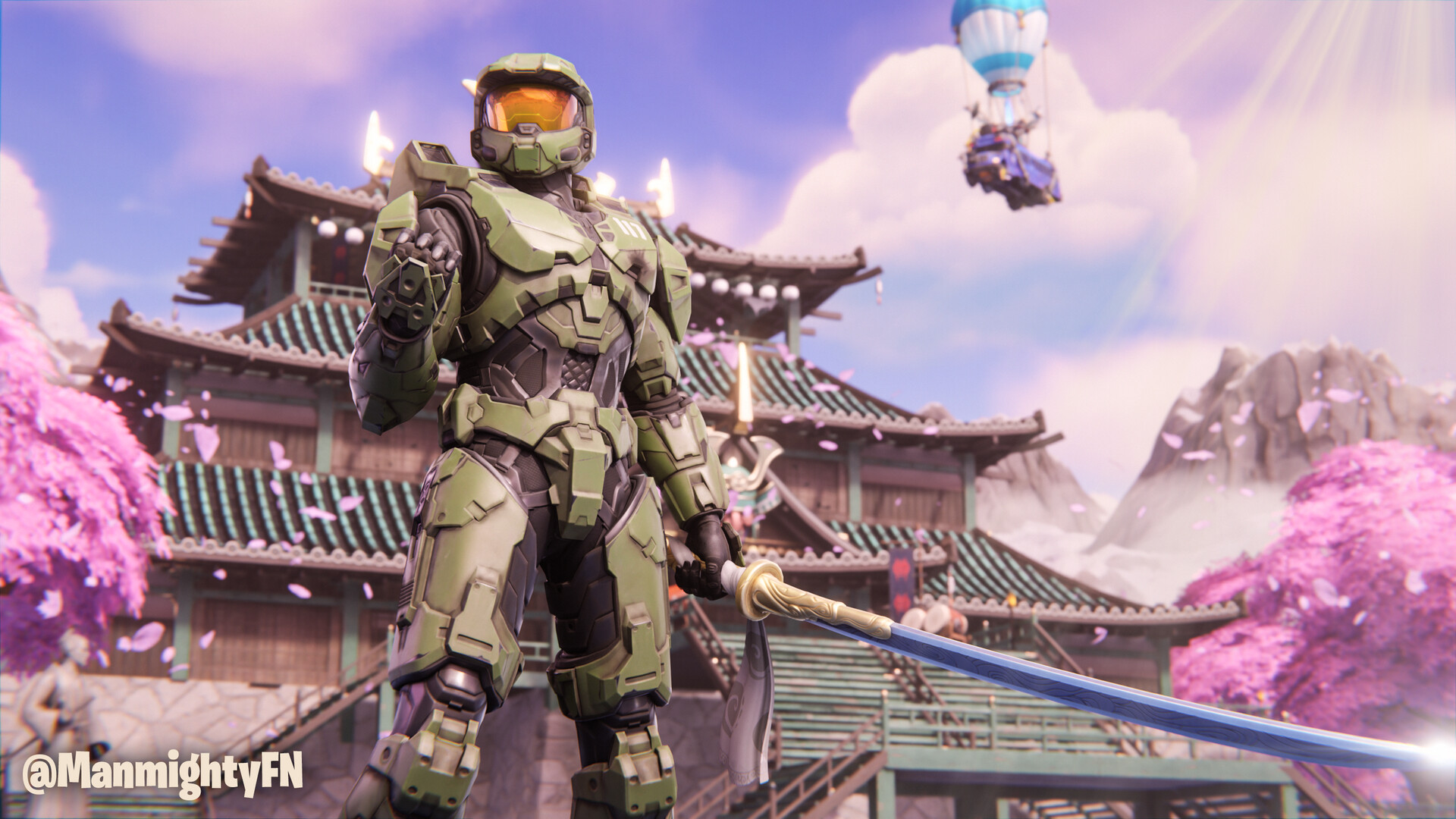 ArtStation - The Master Chief is back in the island