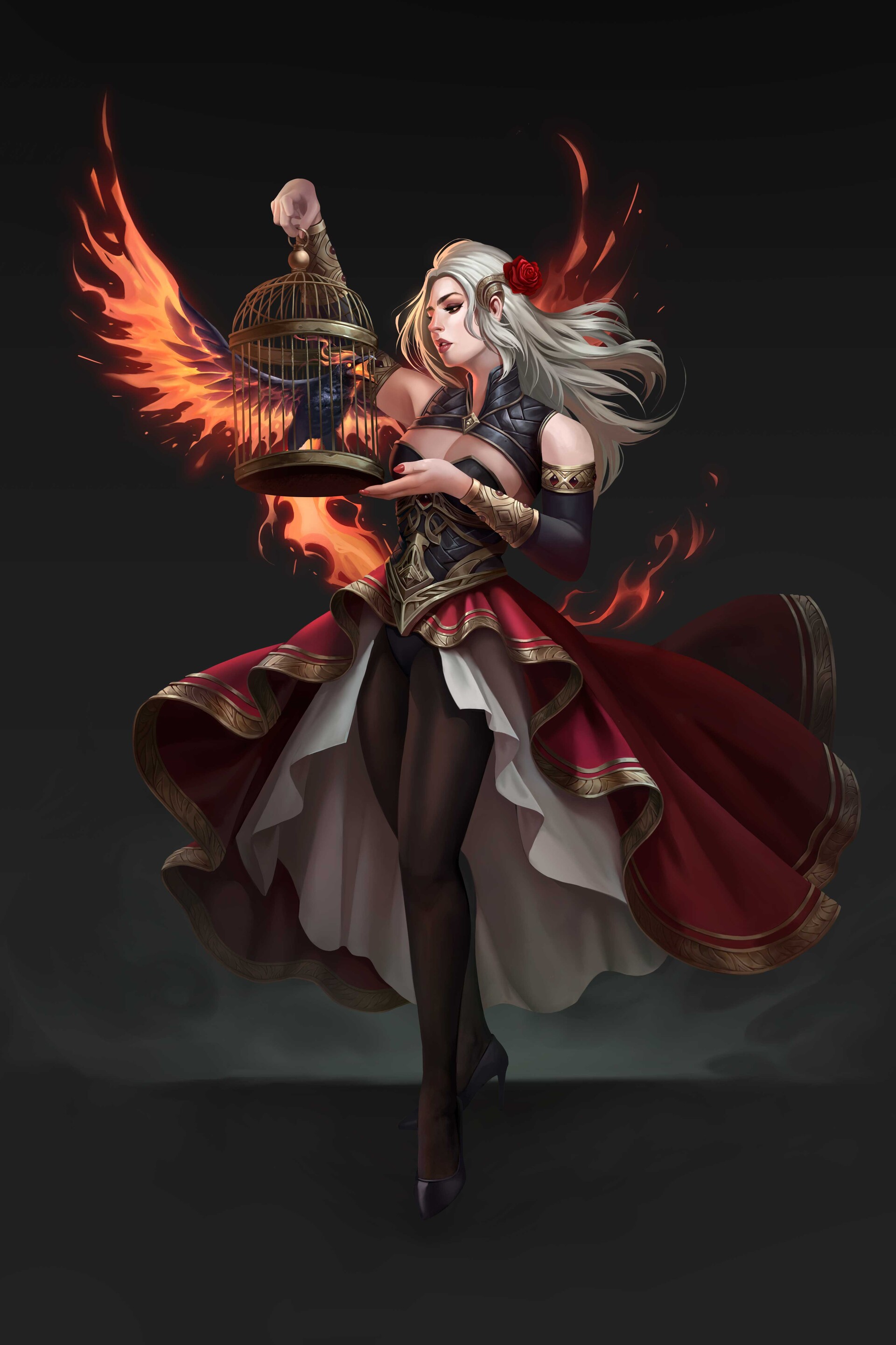 ArtStation - Fiery Beast, Captured_Redraw (2024)