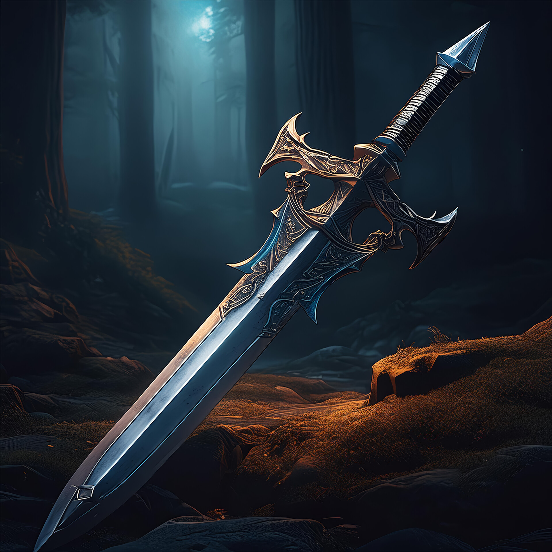 ArtStation - Gothic Middle Ages (Medieval) Swords Assets Library