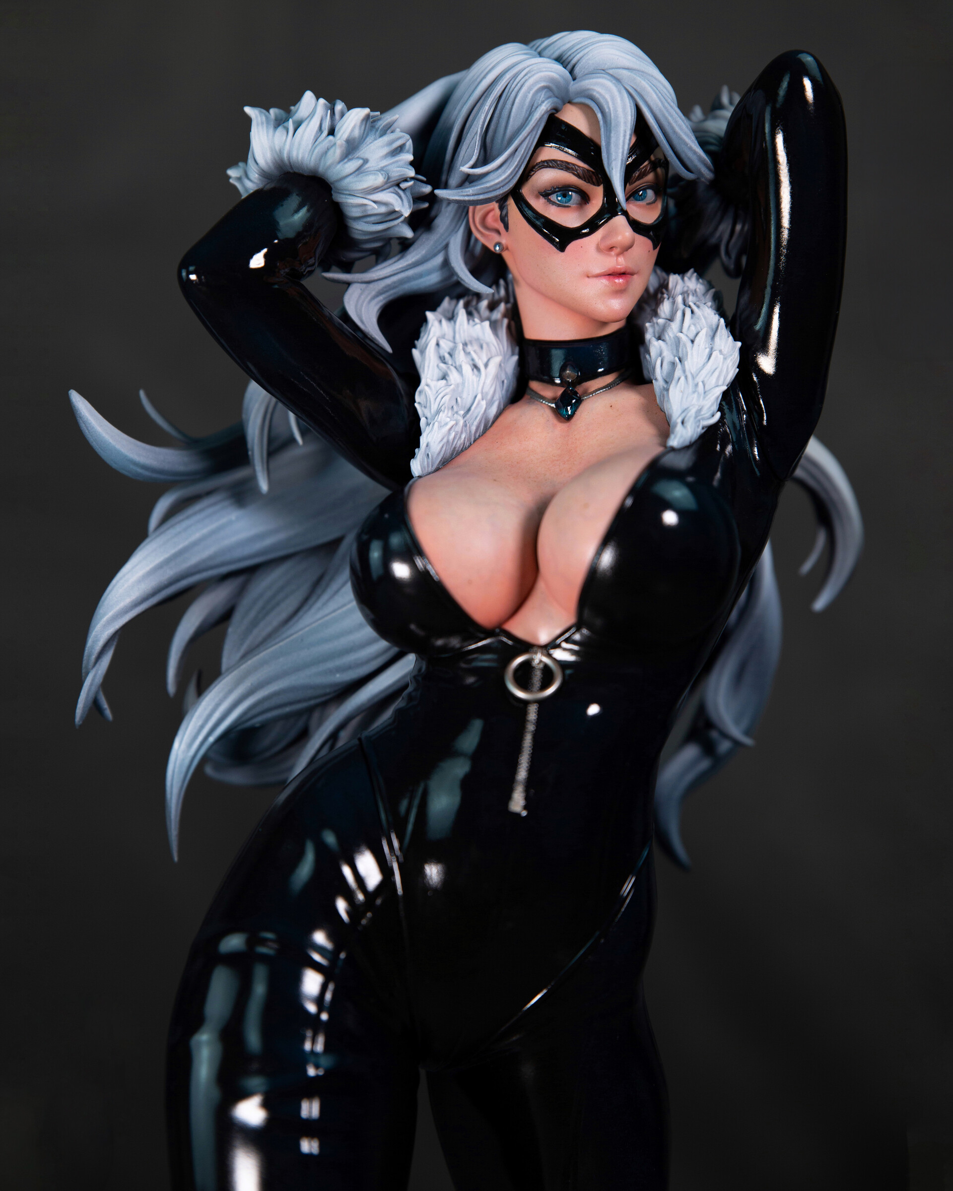ArtStation - Black Cat painted by me