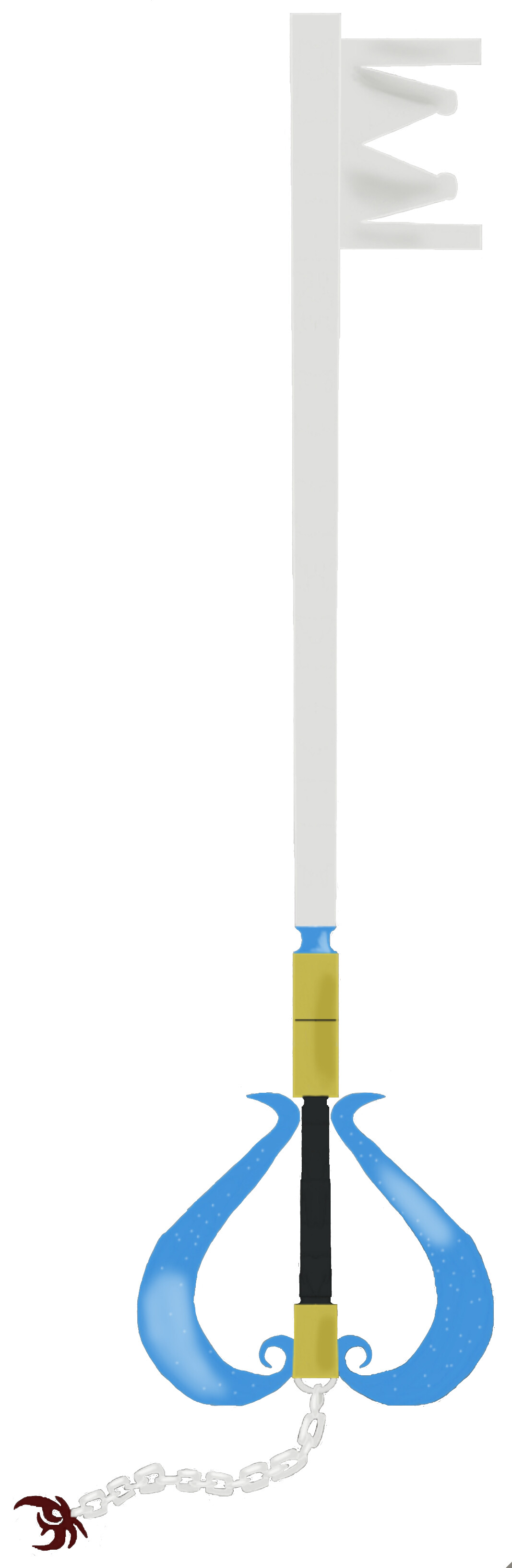 ArtStation - kingdom hearts keyblade maria oc design