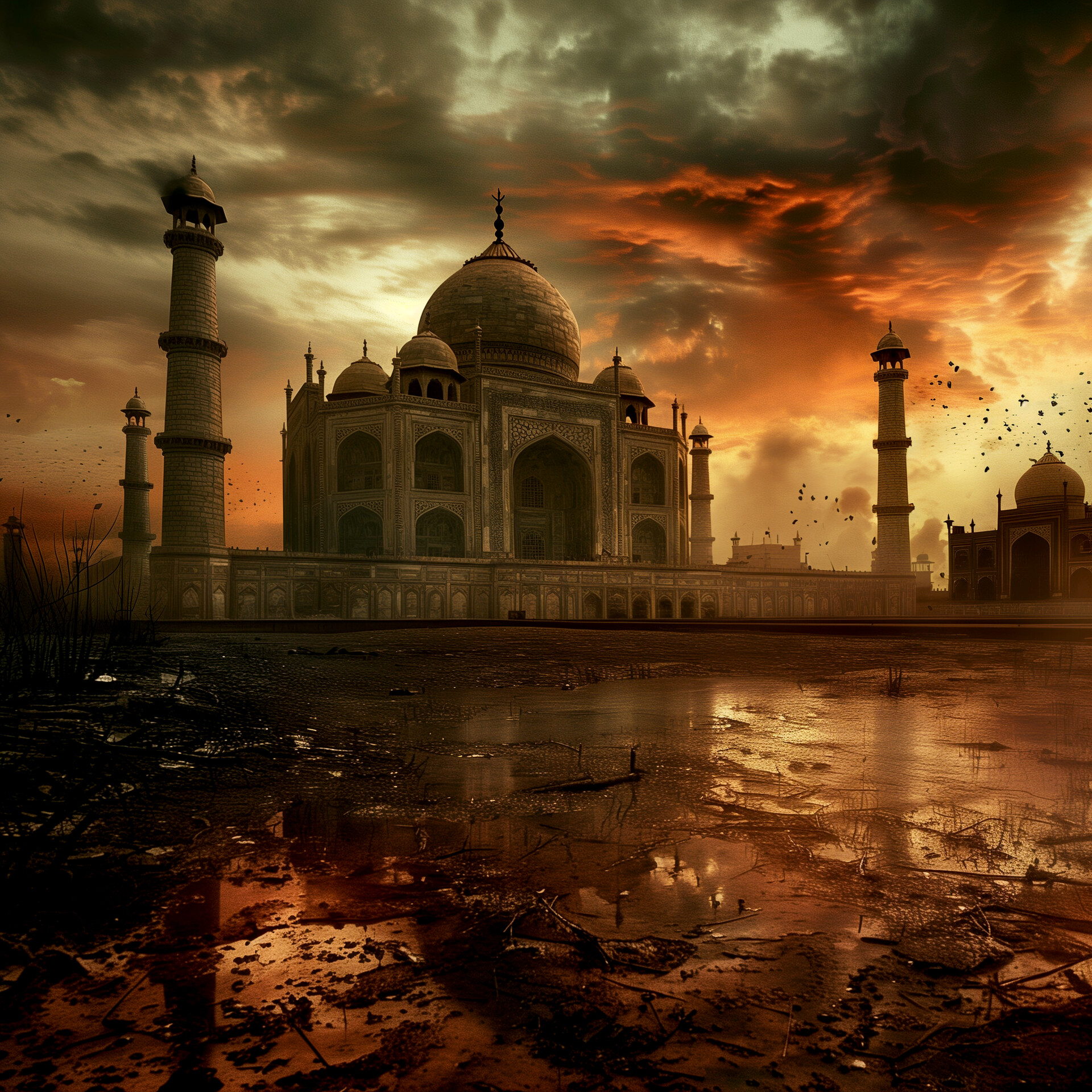 ArtStation - Apocalyptic Taj Mahal - Various Views