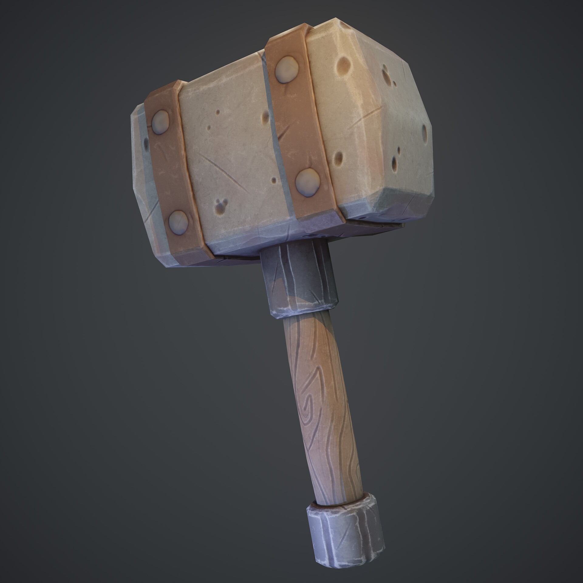 ArtStation - Stylized hammer