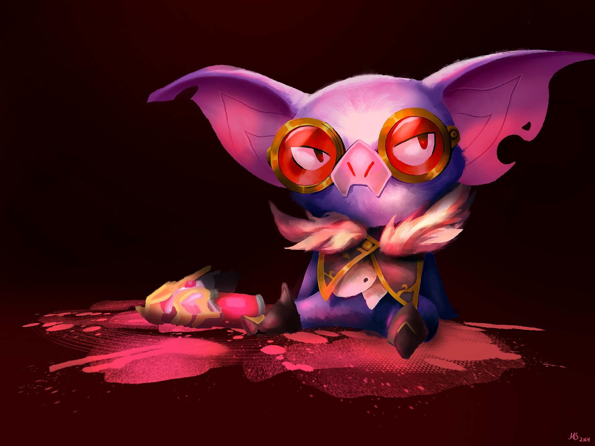 ArtStation - Crimson Circle Scribble TFT