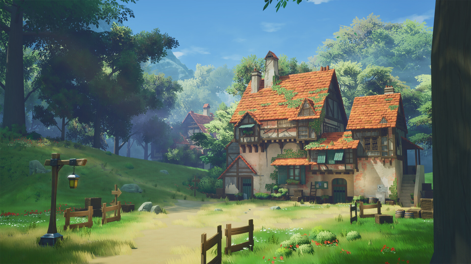 ArtStation - Stylized Medieval House