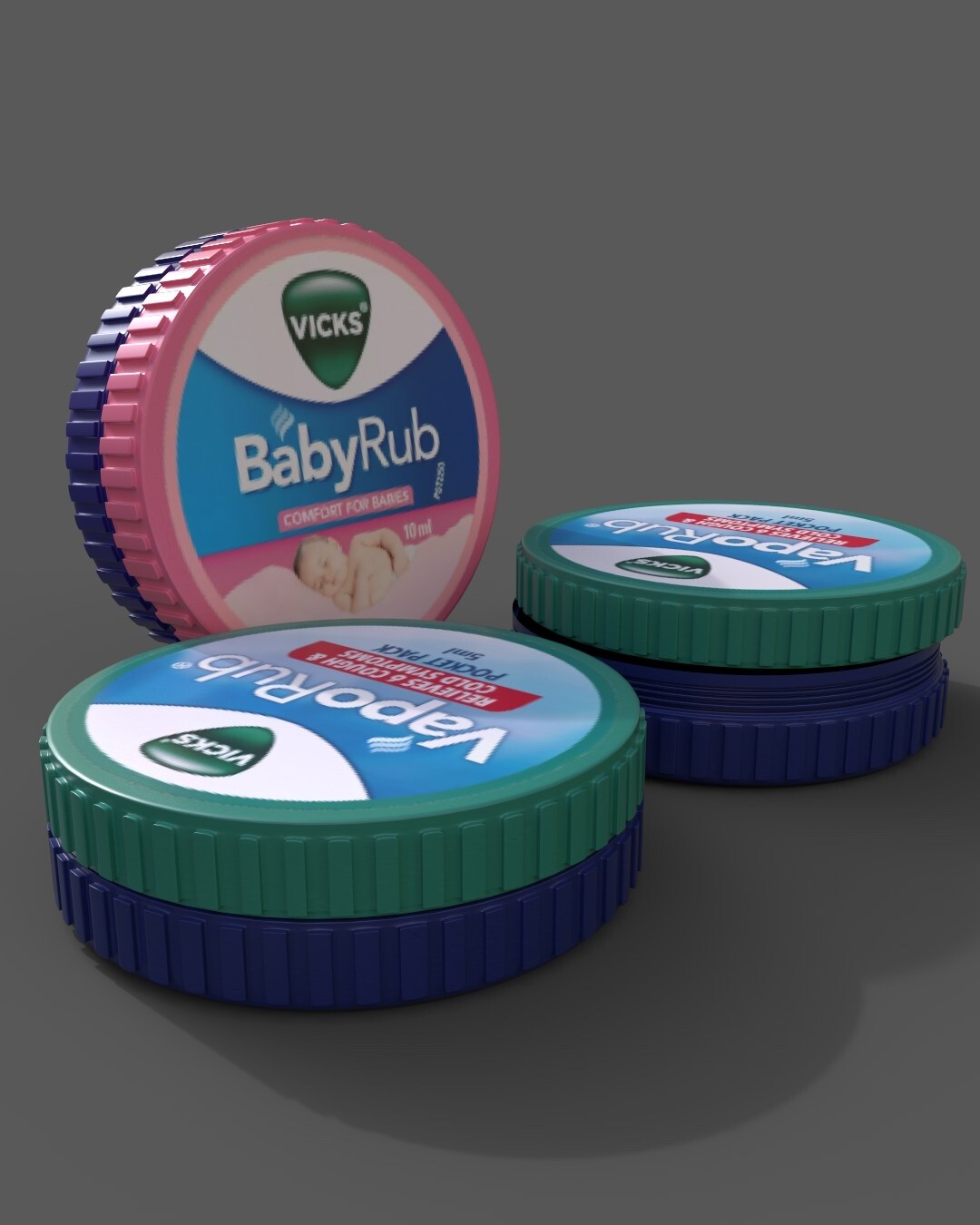 ArtStation - Vicks Vaporub 3d model