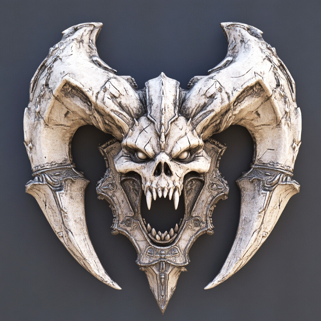 ArtStation - Diablo Devil's Skull