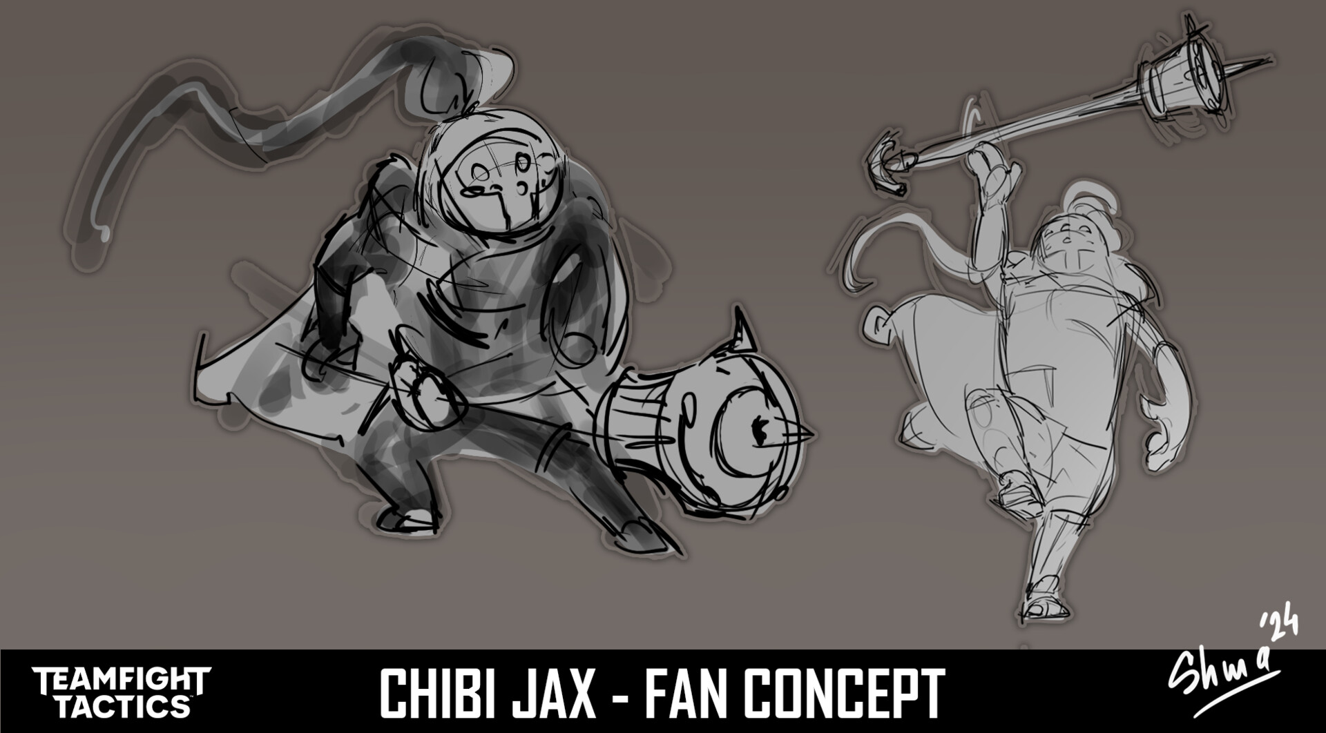 Masha Milosavljević - Chibi Jax - TFT Little Legends Fan Concept