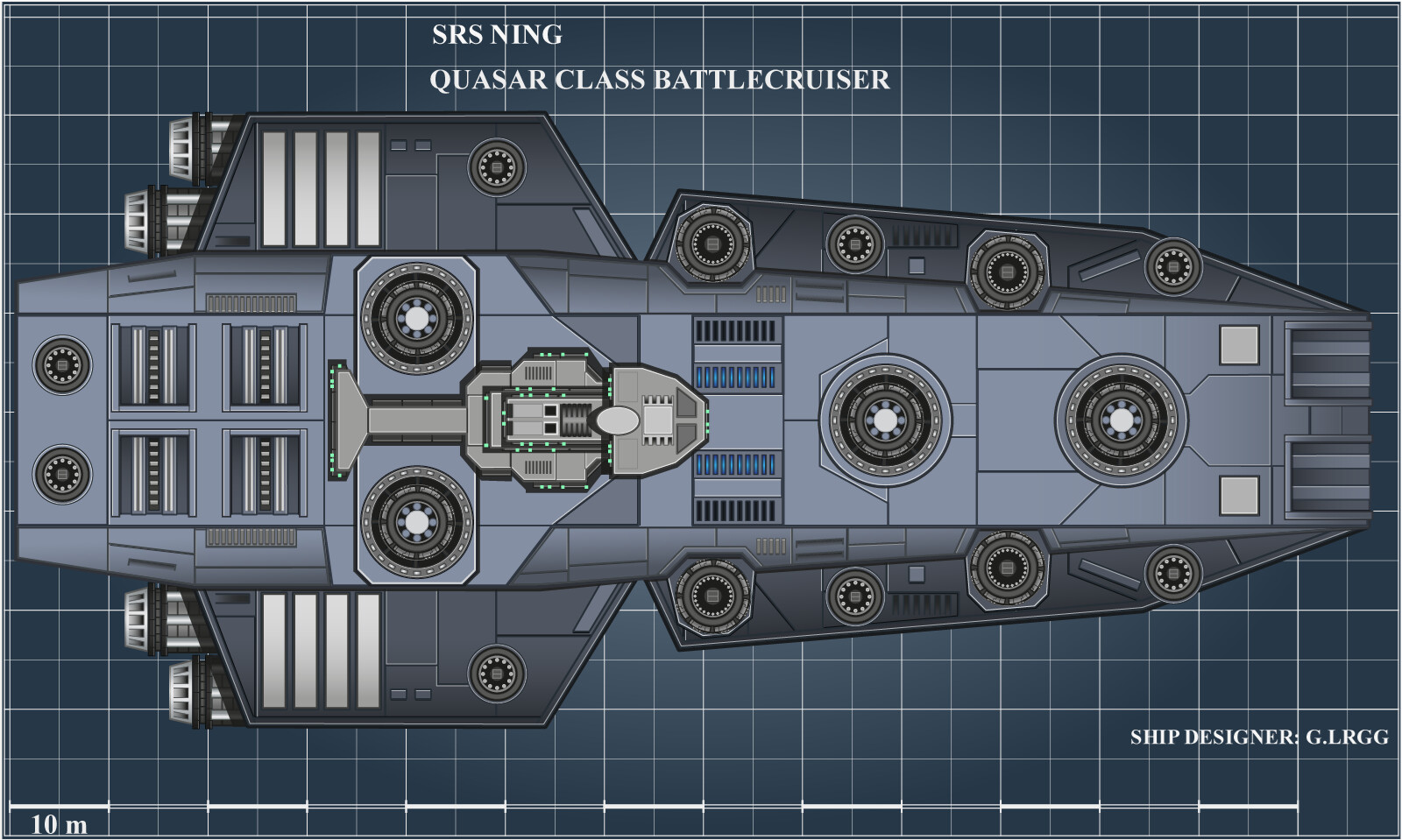 ArtStation - QUASAR class Battlecruiser
