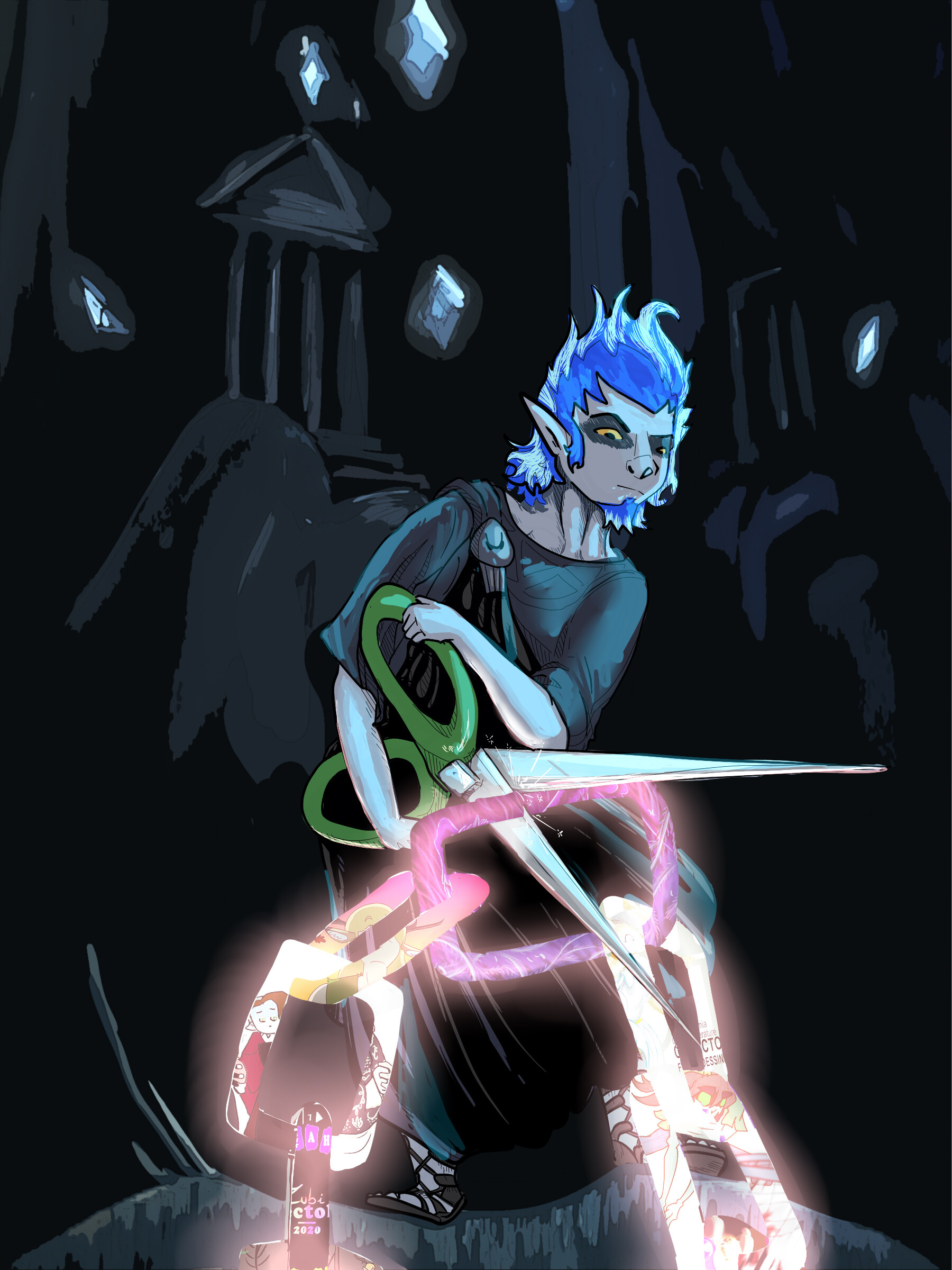 ArtStation - Participation au Secret Santa 2020 du Forum Dessiné pour Crowkeur