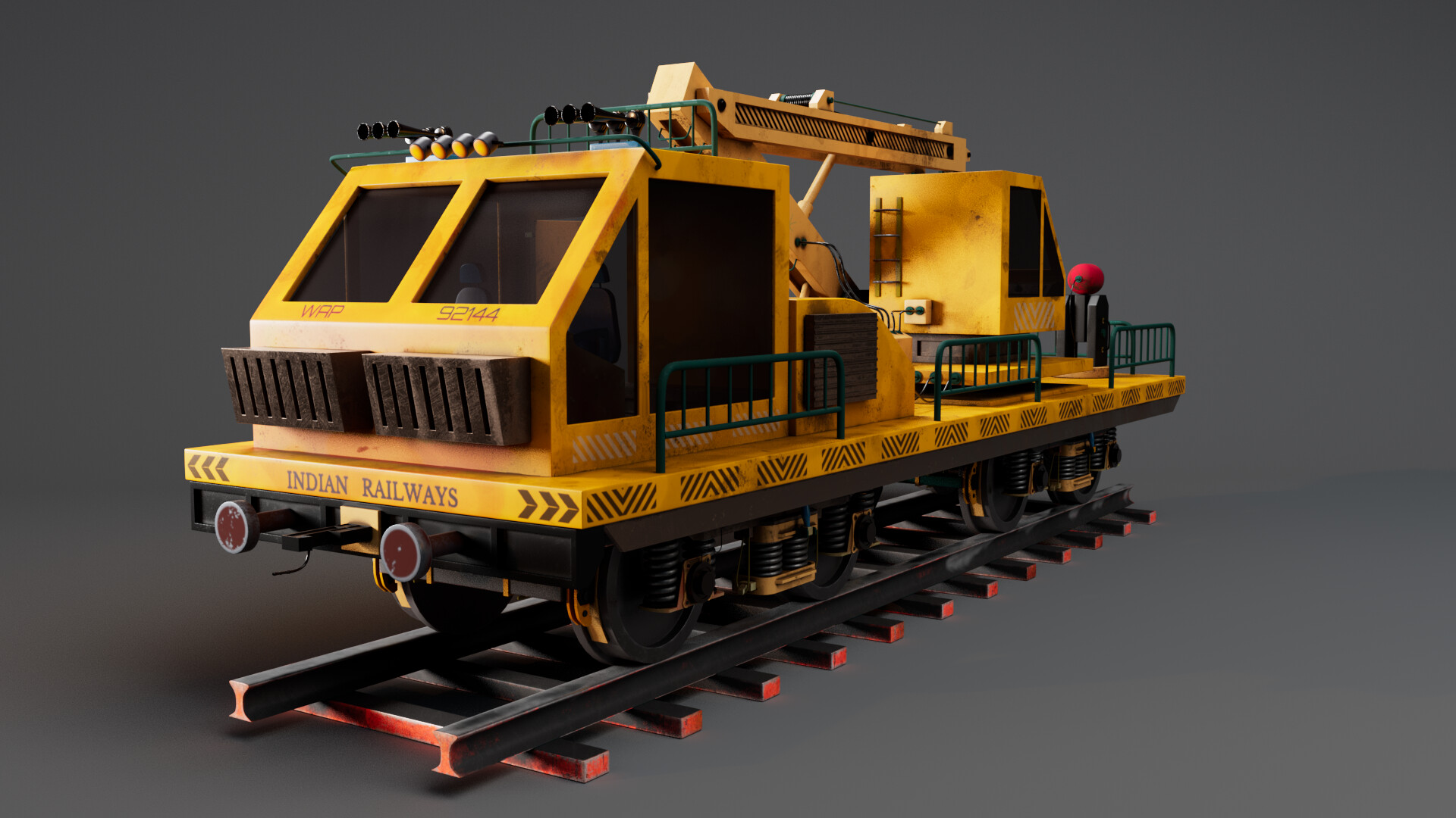 ArtStation - TRAIN CRANE