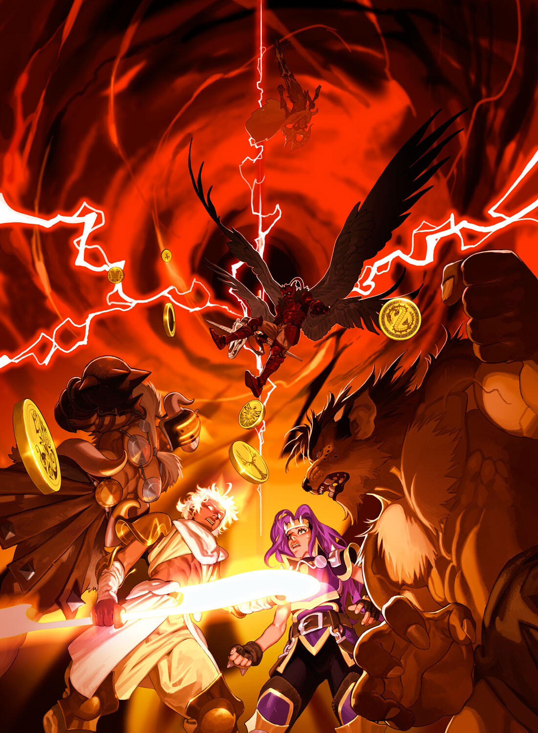 ArtStation - 20 Deuses vol. 3- Cover Art