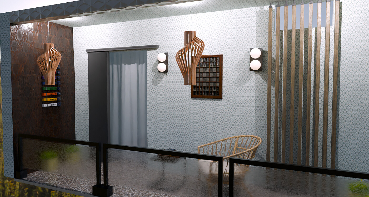 ArtStation - 1 BHK intrior