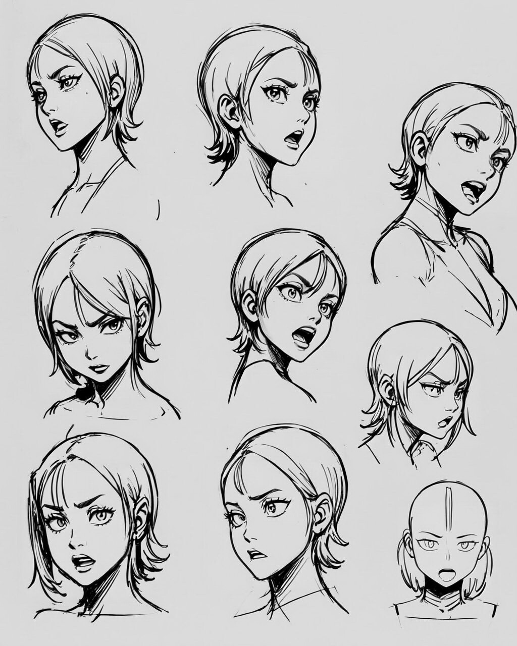 4k Anime Reference Art For Artists And Enthusiasts 503 Anime Facial
