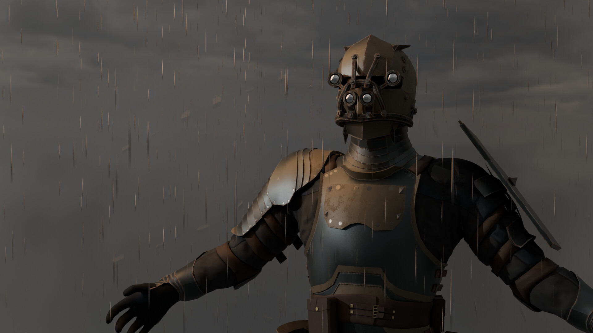 ArtStation - Neo Feudal Scrap Knight