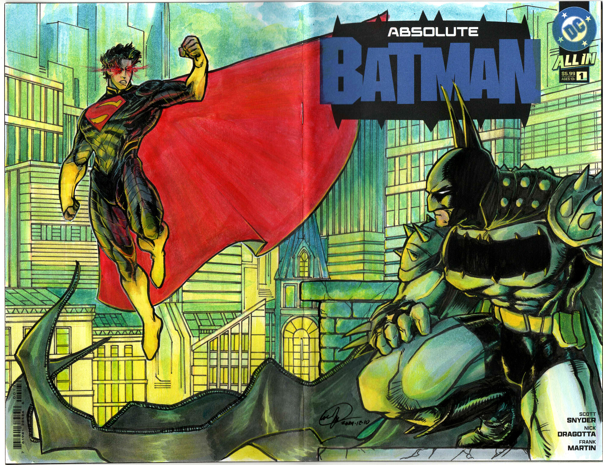 ArtStation - Absolute Batman vs Absolute Superman