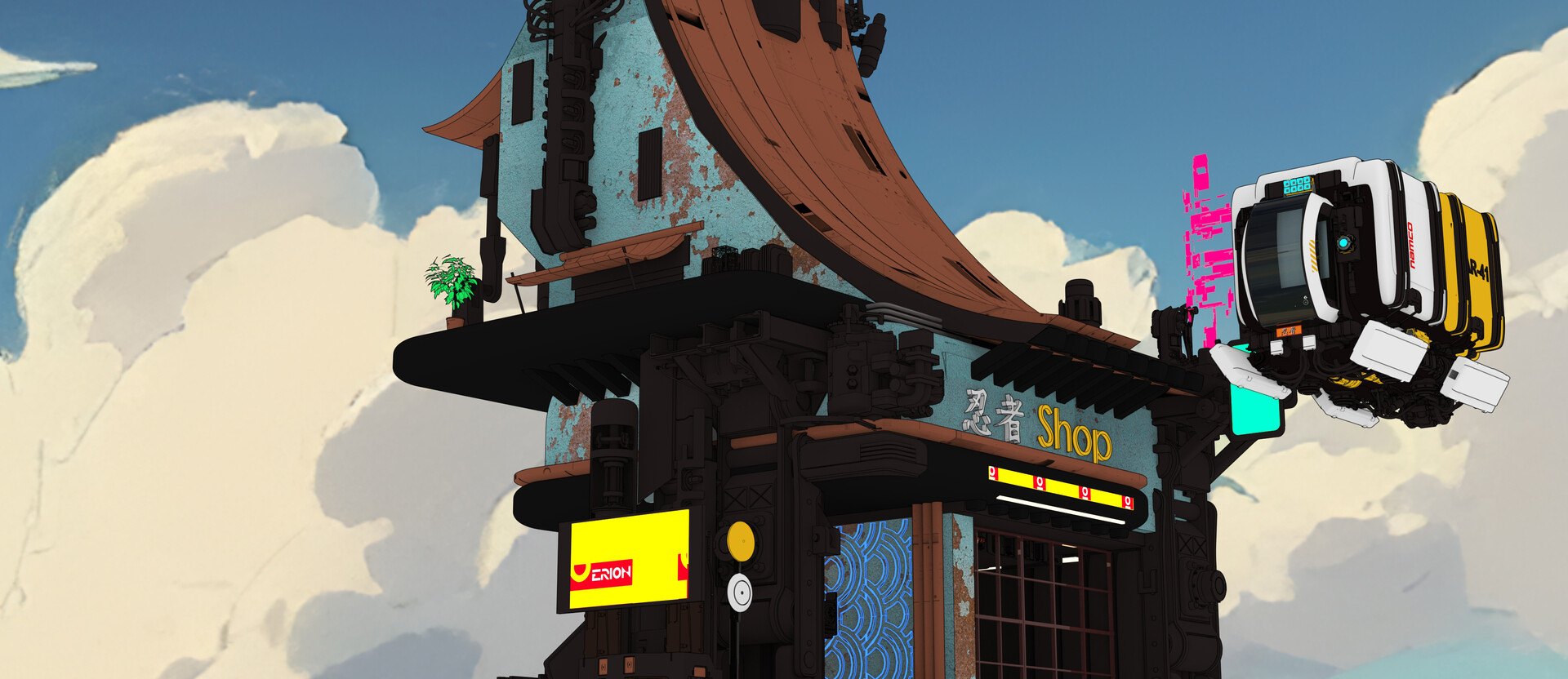 ArtStation - Blue house