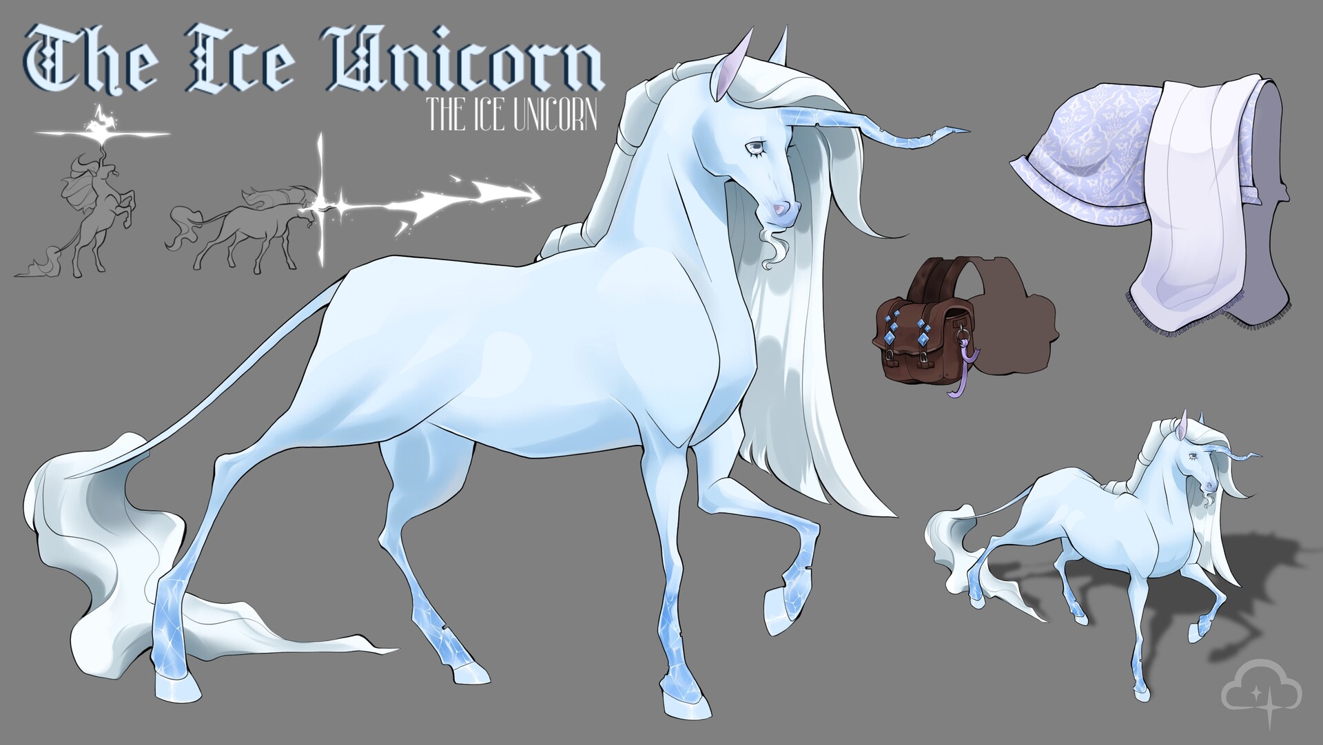 ArtStation - The Ice Unicorn
