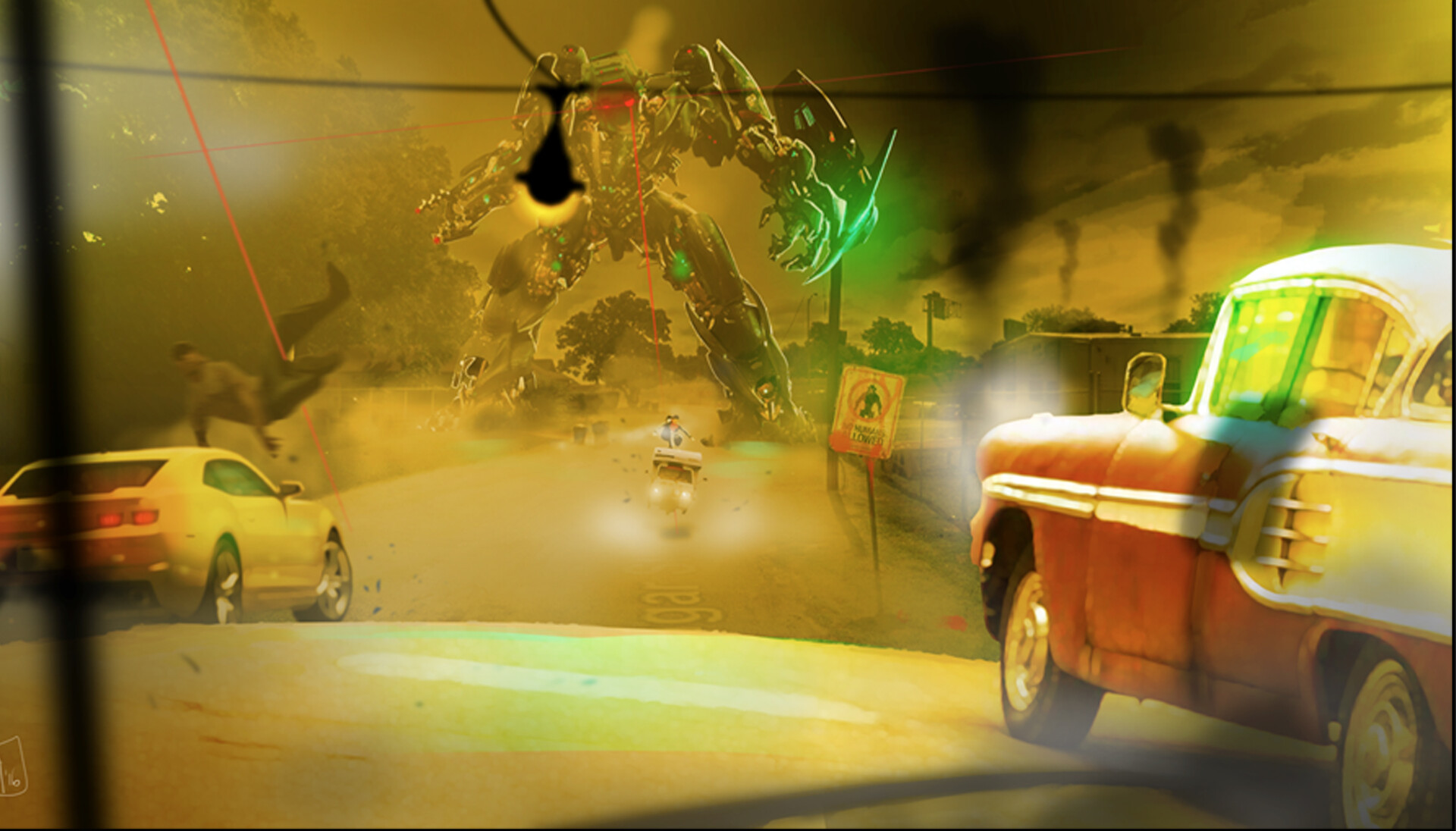 ArtStation - Matte_ game scene