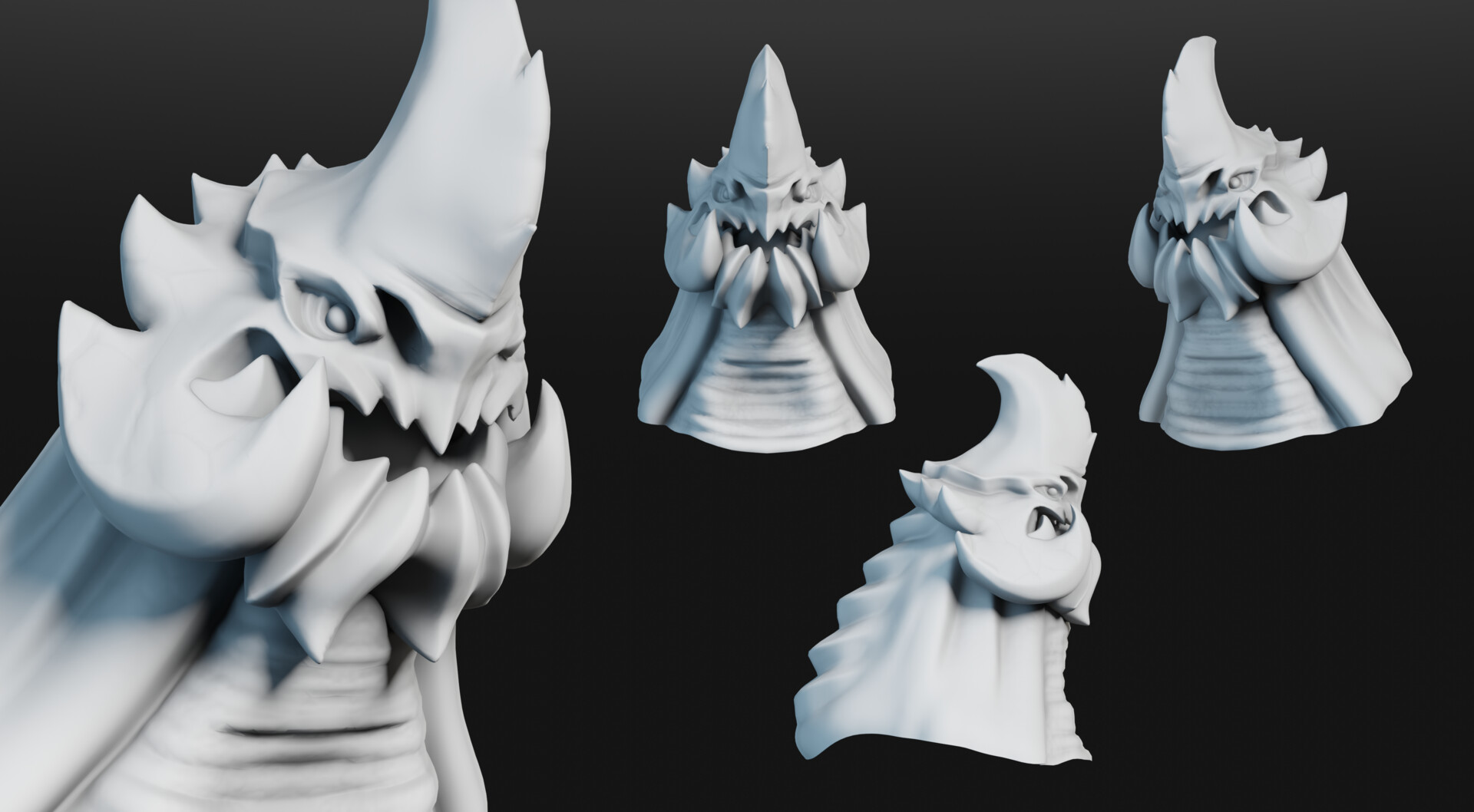 Felipe Silva - Demon Head - Modeling & Texturing