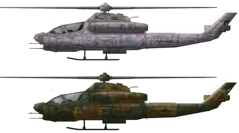 ArtStation - Allied attack Helicopter