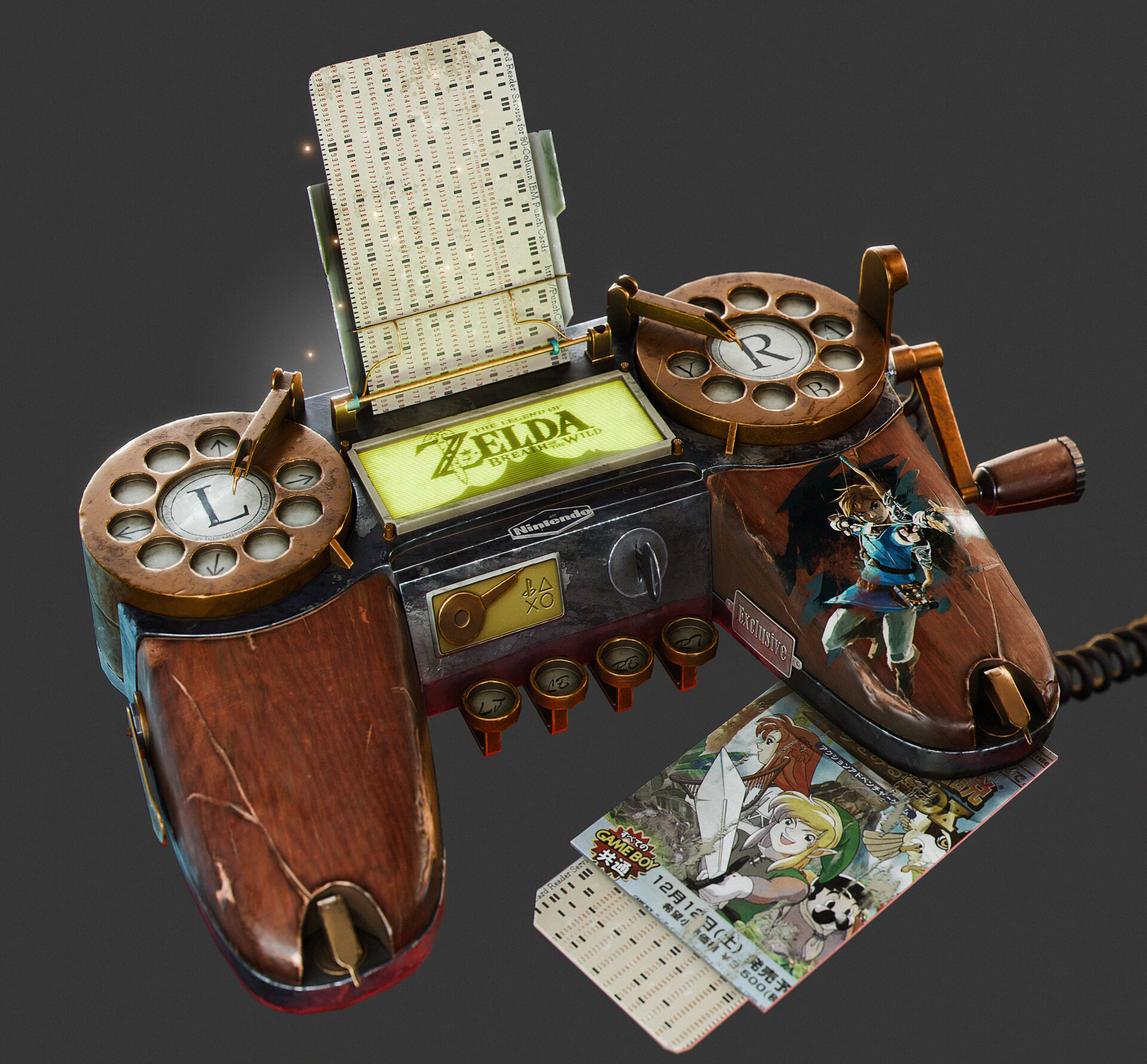 ArtStation - Zelda controller( game asset)
