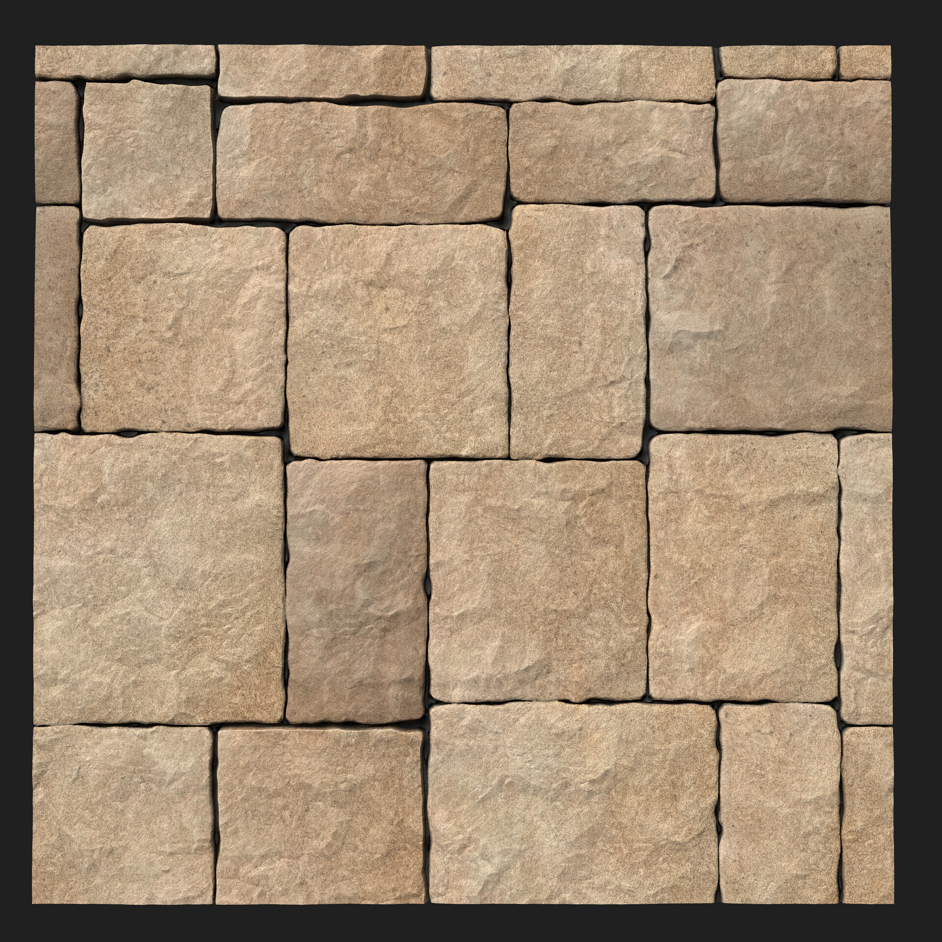 ArtStation - Stone clading textures.