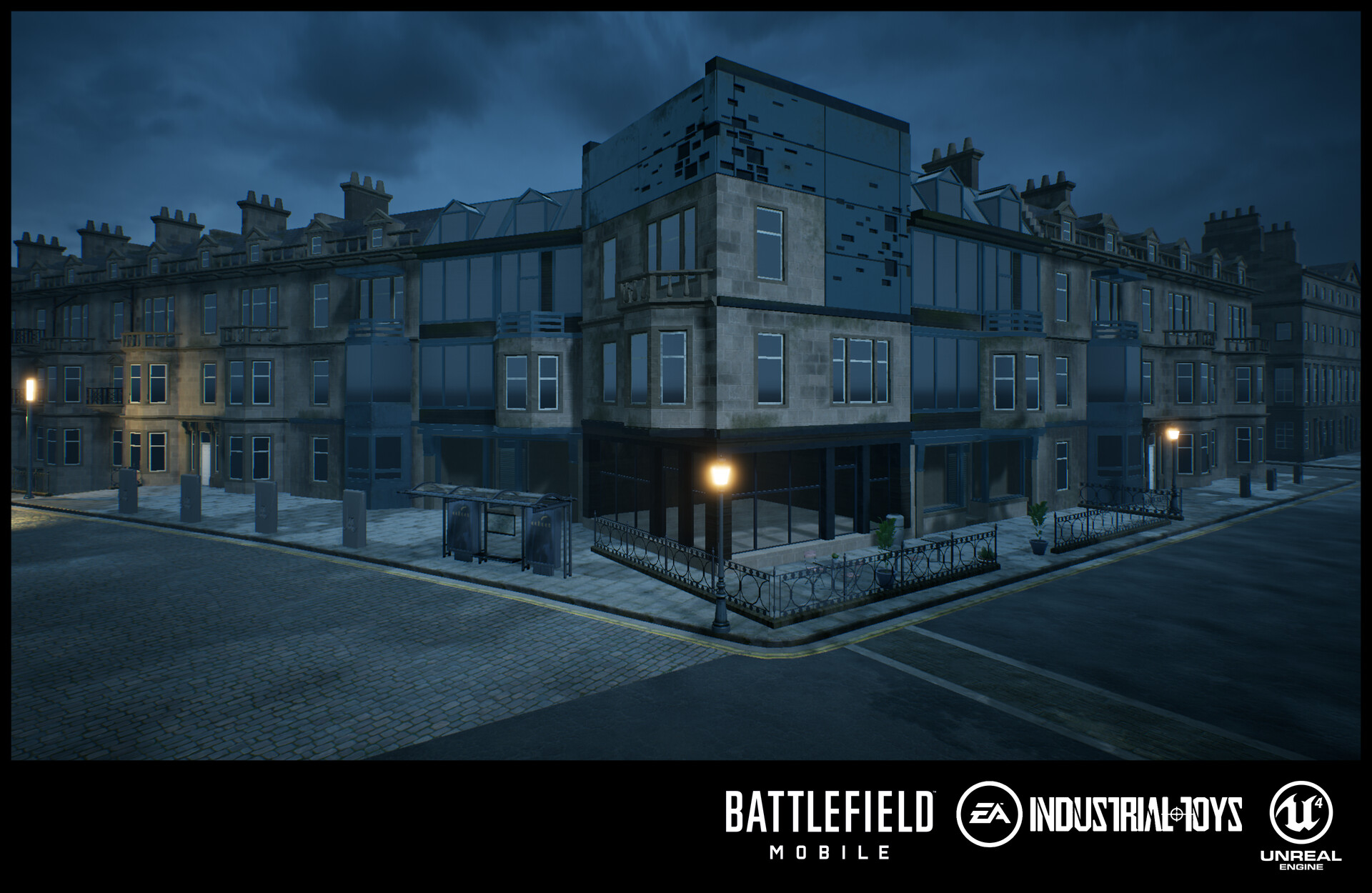 Art of Matthew Wood - BFM Edinburgh Map, Church, Modular Tenement Buildings