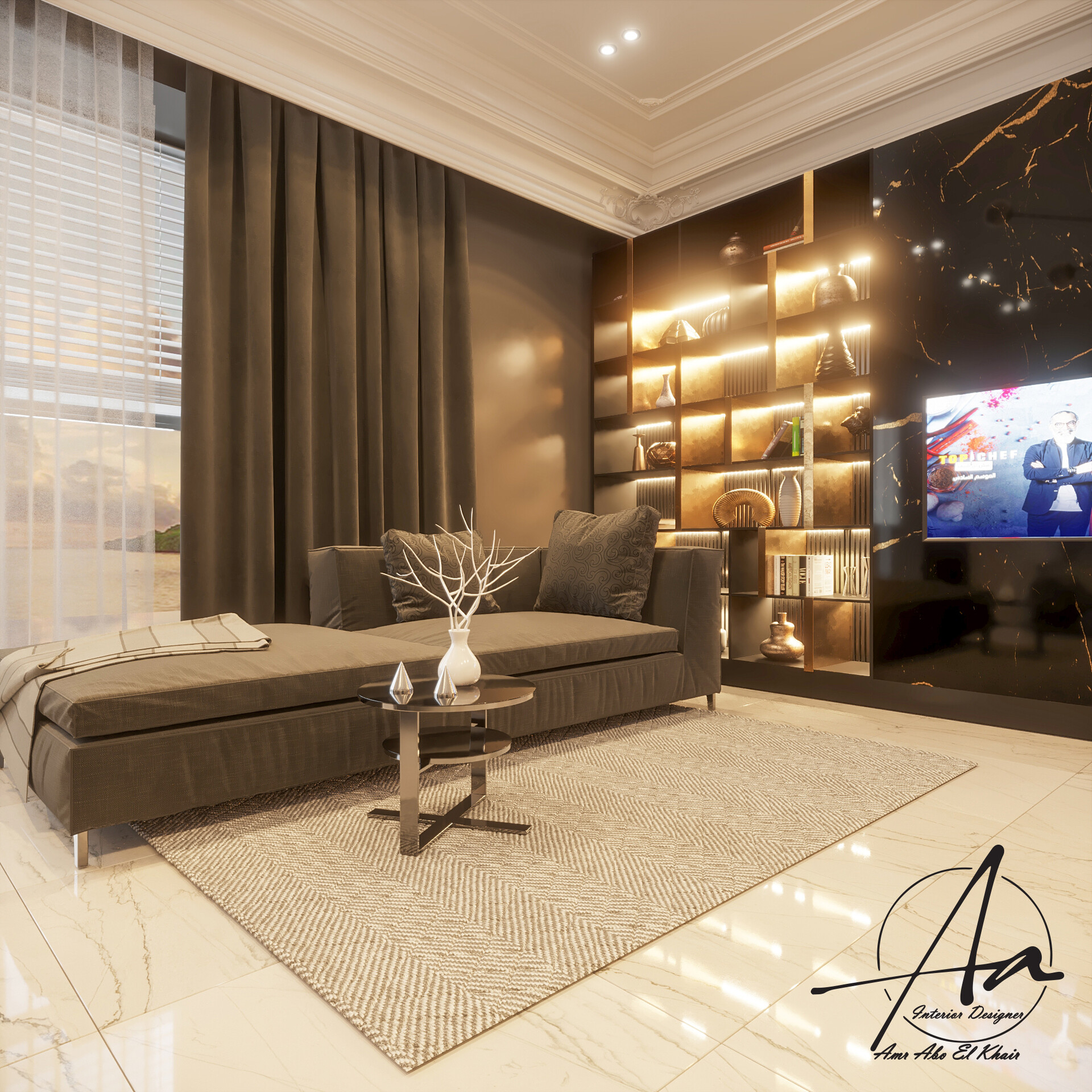 Amr Abo El khair - Modern BedRoom Corona 2022