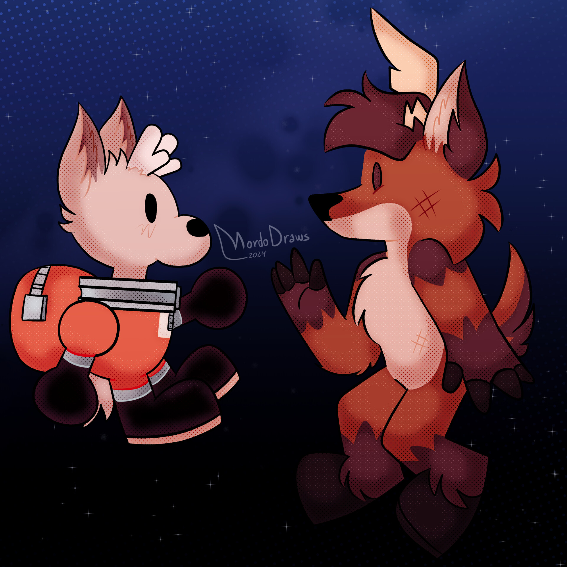 ArtStation - Space Deer Fanart