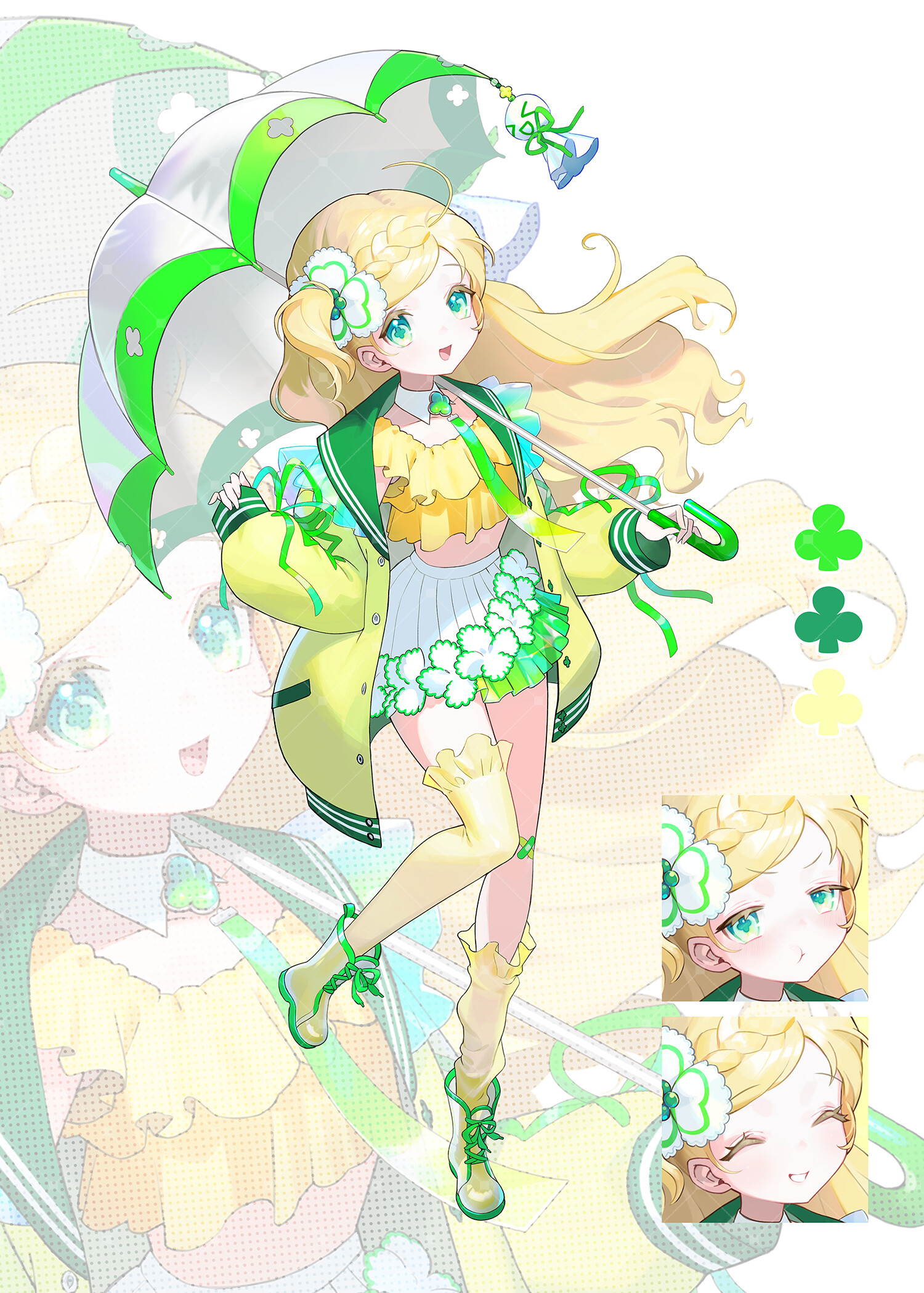 ArtStation - Clover girl