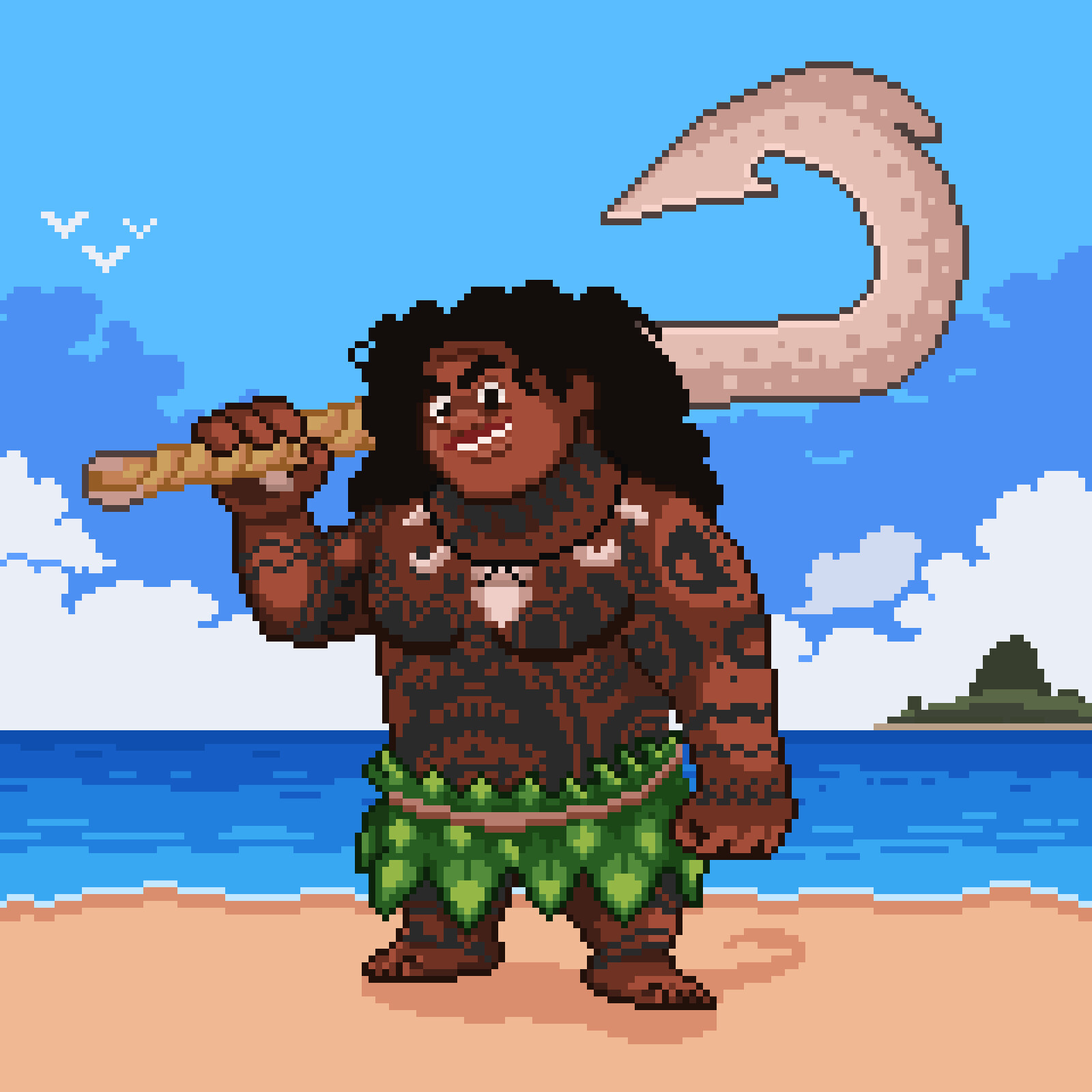 ArtStation - Maui the Demigod