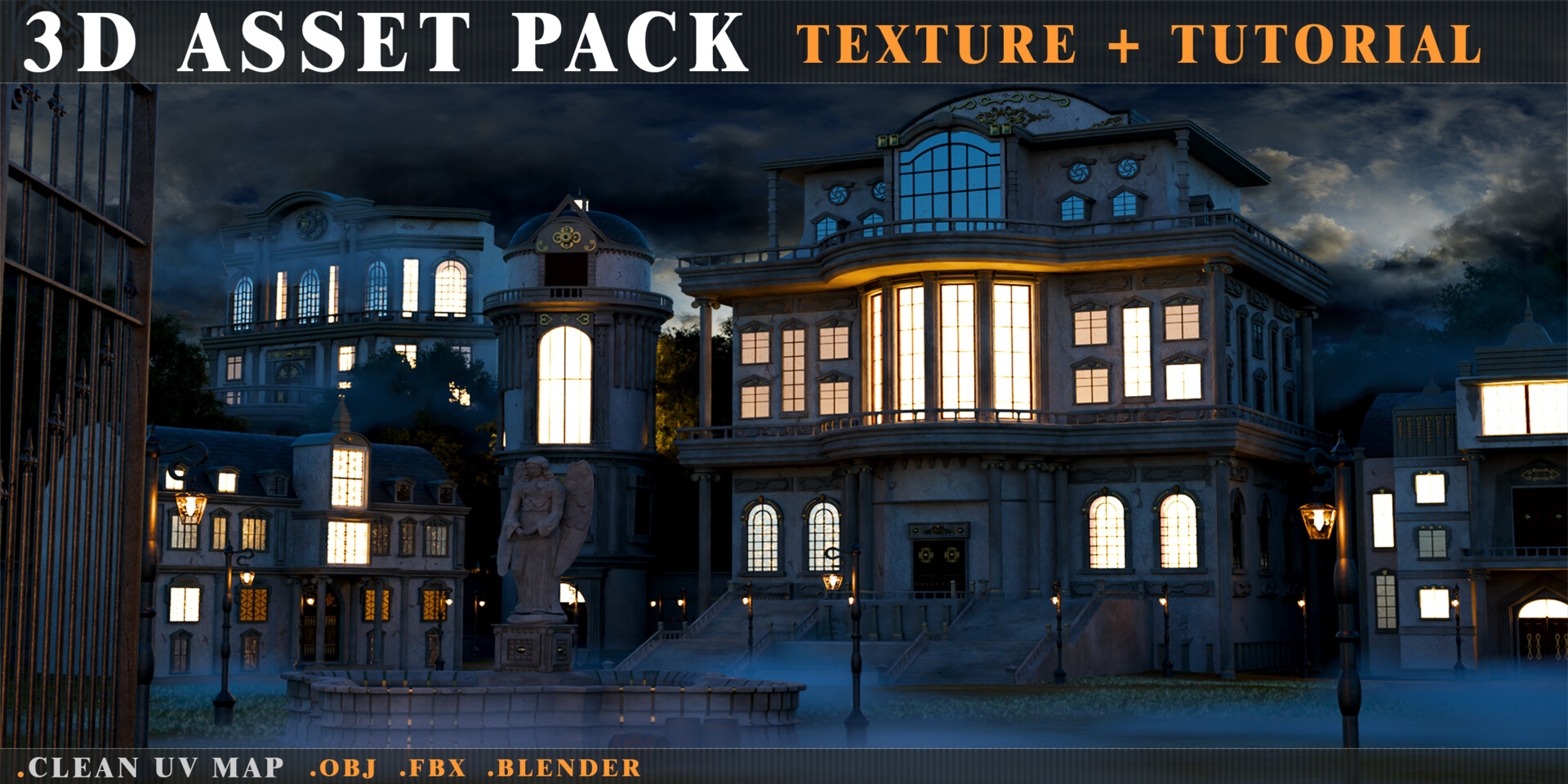 ArtStation - 3D asset pack & tutorial & texture