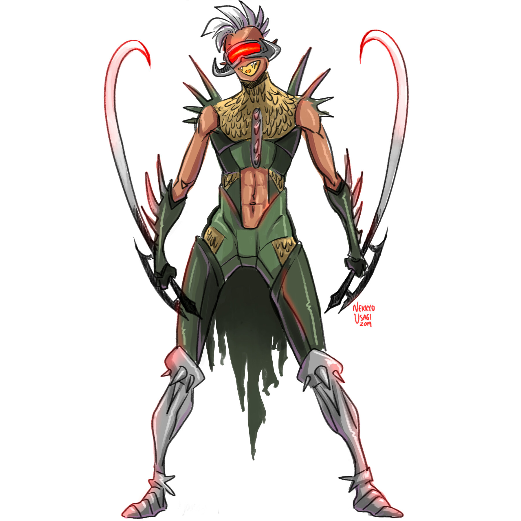 Nekkyo Usagi - Human / Gijinka Re-design - GIGAN