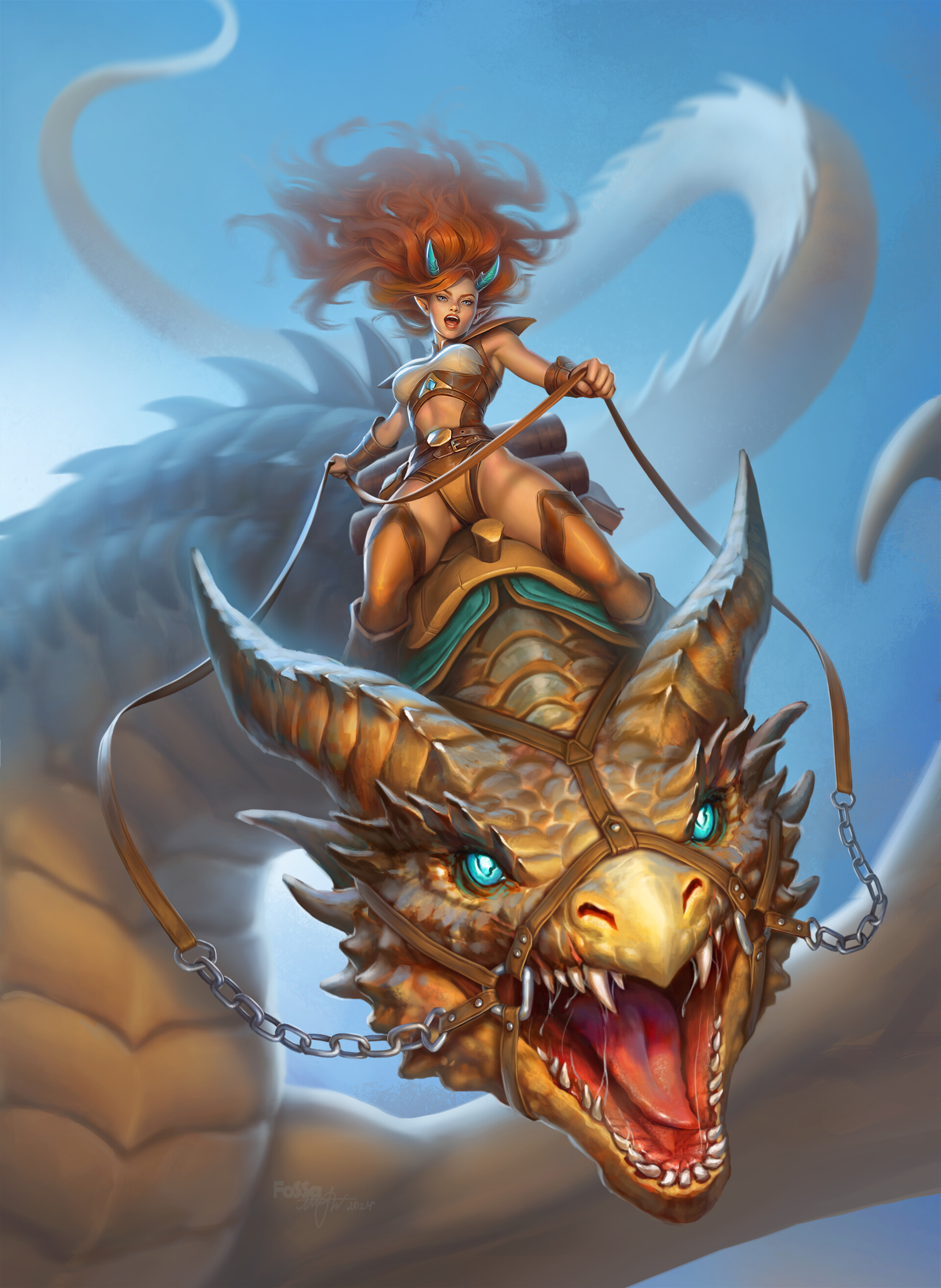 ArtStation - Dragon rider