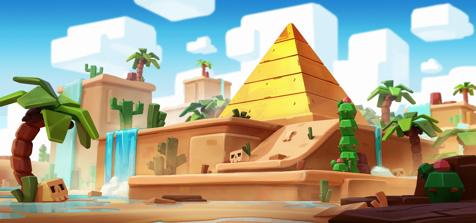 ArtStation - Desert Level Background