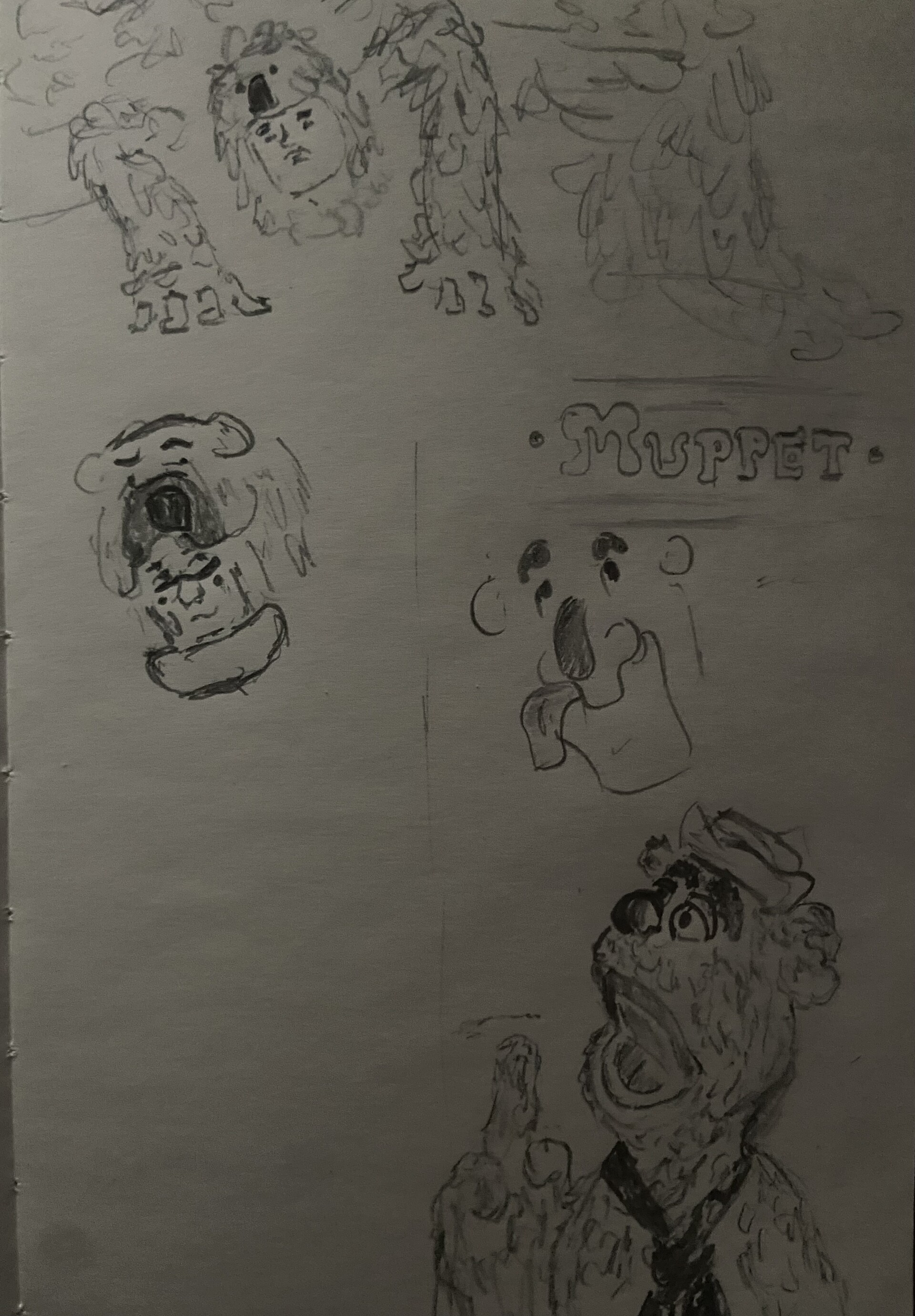 ArtStation - 399th piece of the year! Some sketches and a muppet corner ...